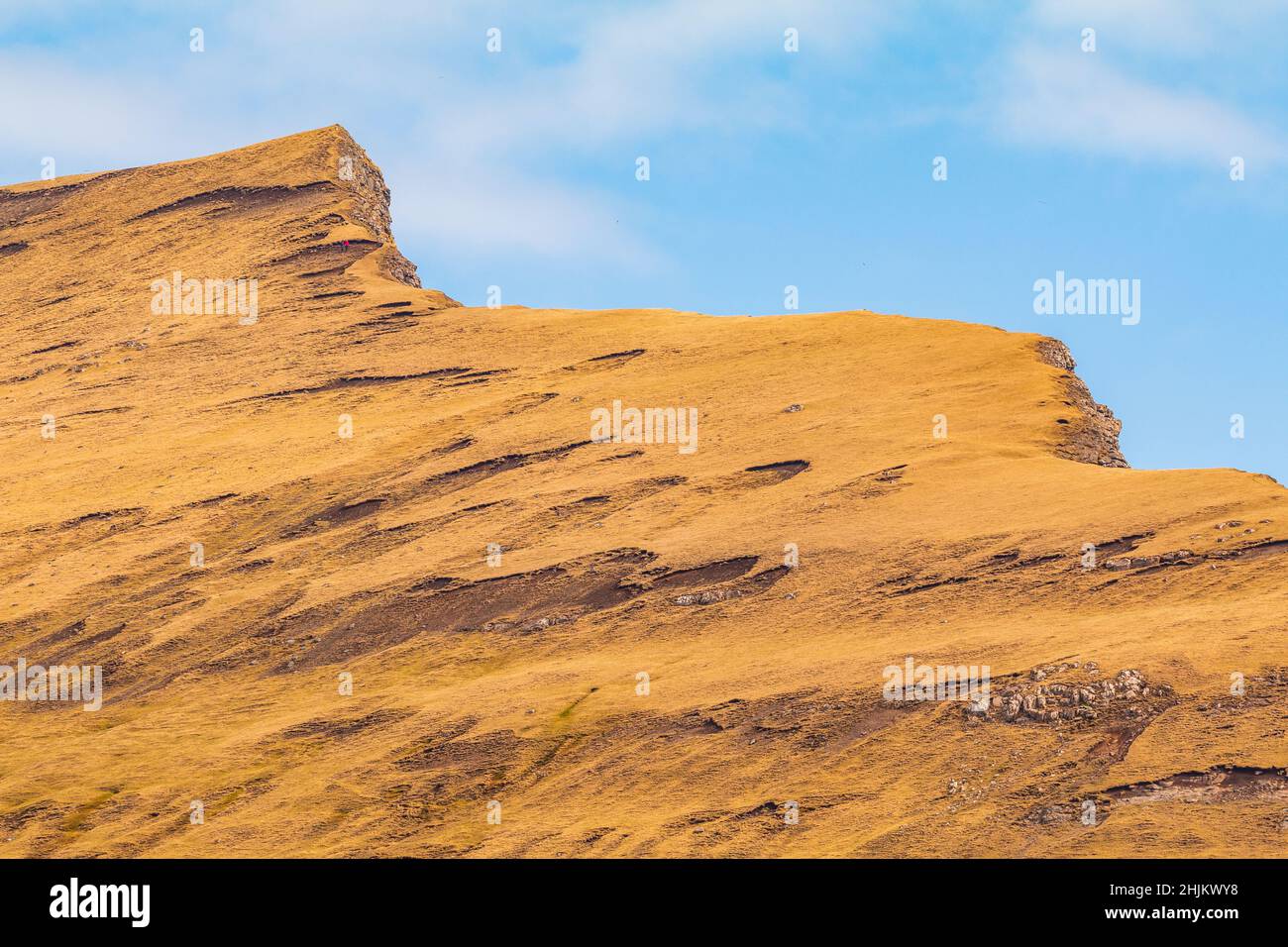 Trælanípa Slave Cliff and Leitisvatn Lake mountain landscapes in the ...