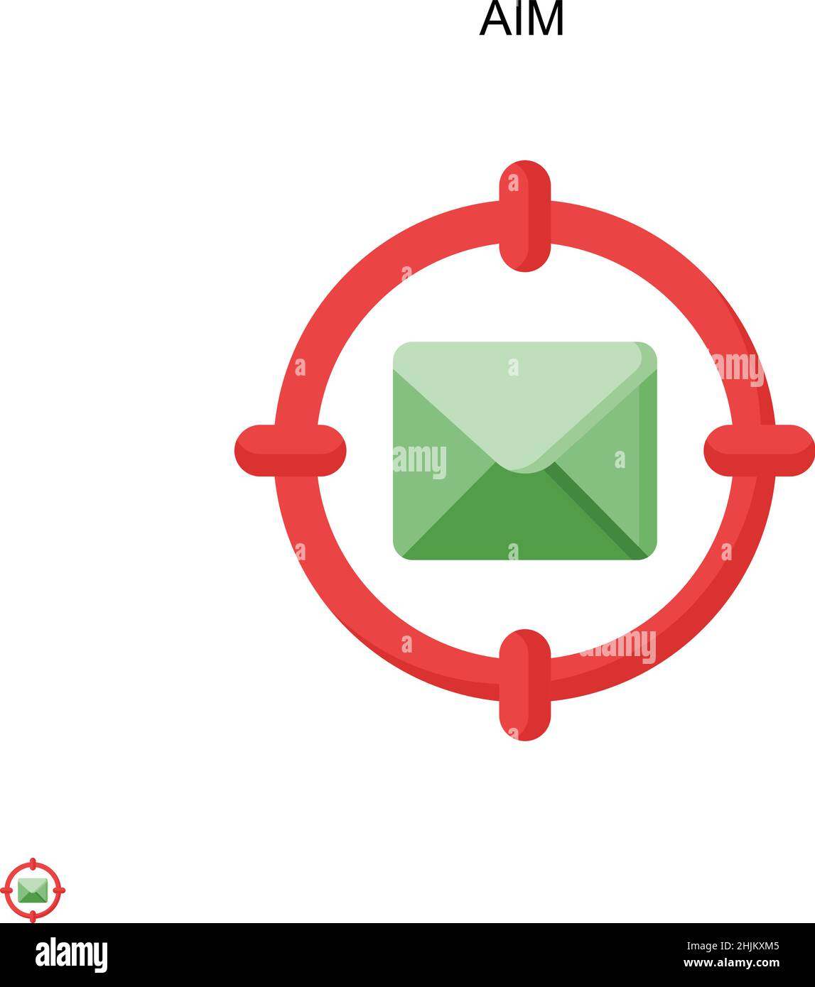 Aim objective Stock Vector Images - Alamy