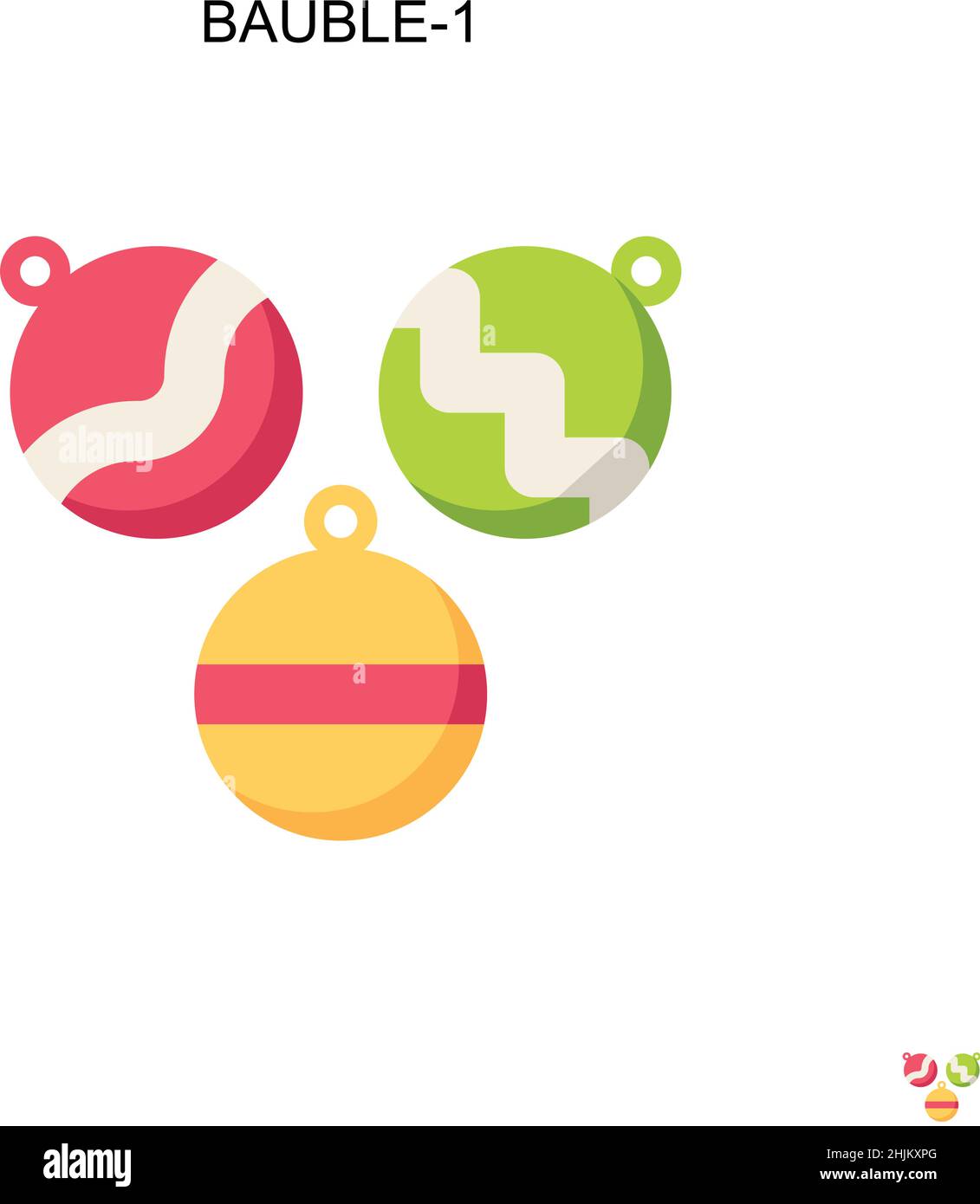 Bauble template hi-res stock photography and images - Alamy