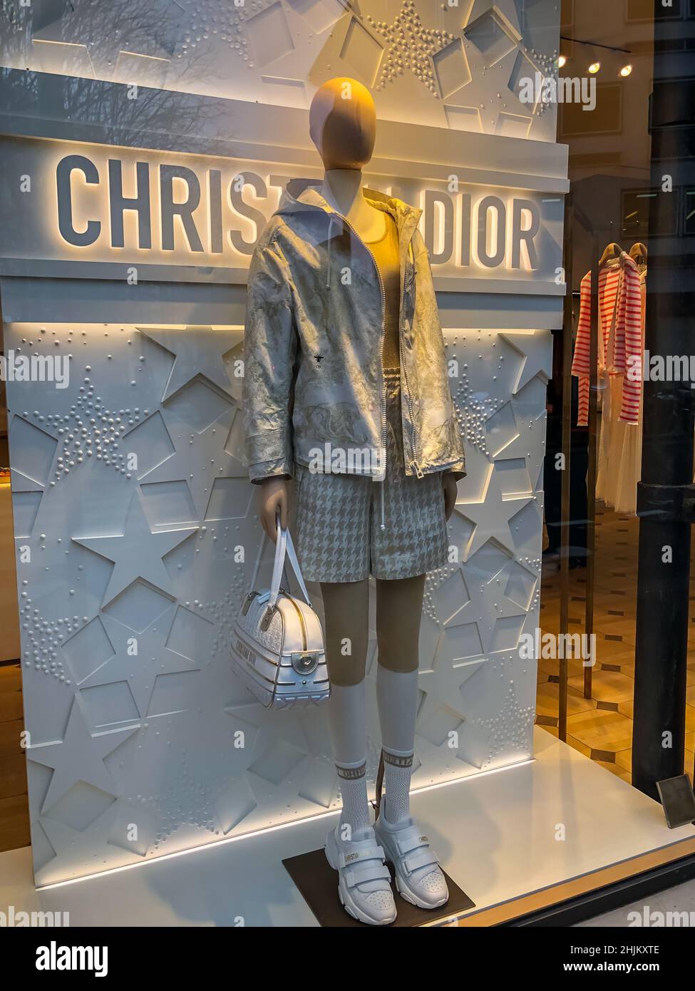 Paris, France, Luxury Fashion Shops, Window Displays, Dior Store, Ave ...