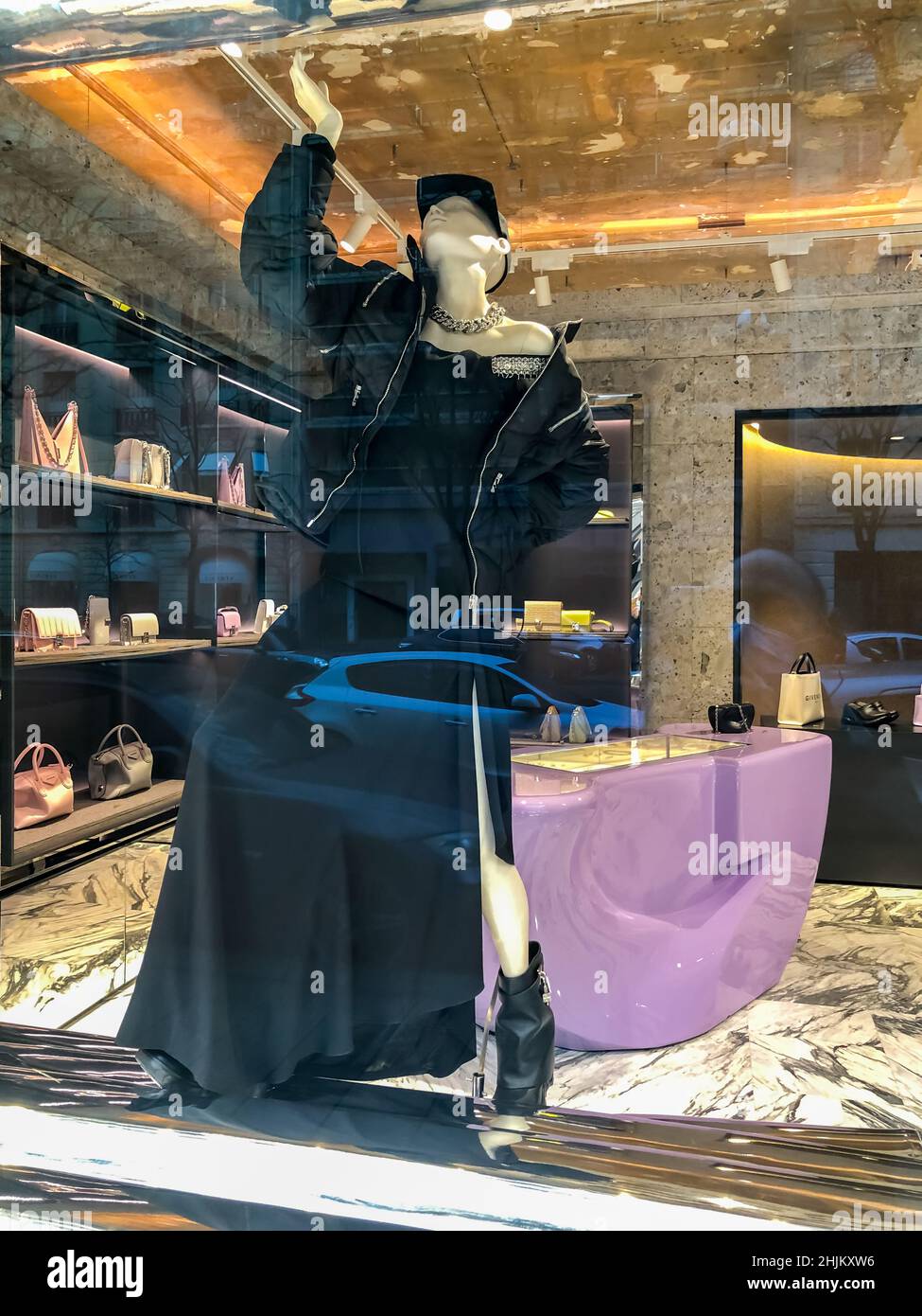 Paris, France, Close Up, Front, Luxury Fashion Mannequins, Shops ...