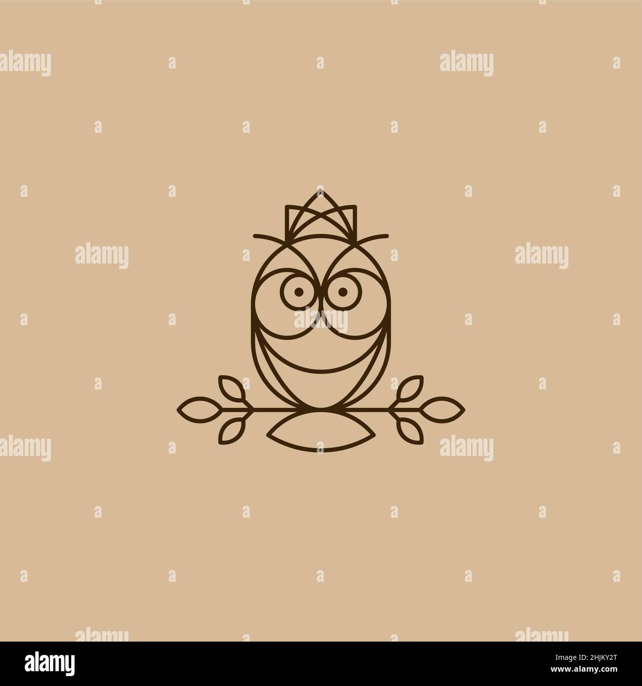 Abstract owl sign. Graphic vector symbol Stock Vector Image & Art - Alamy
