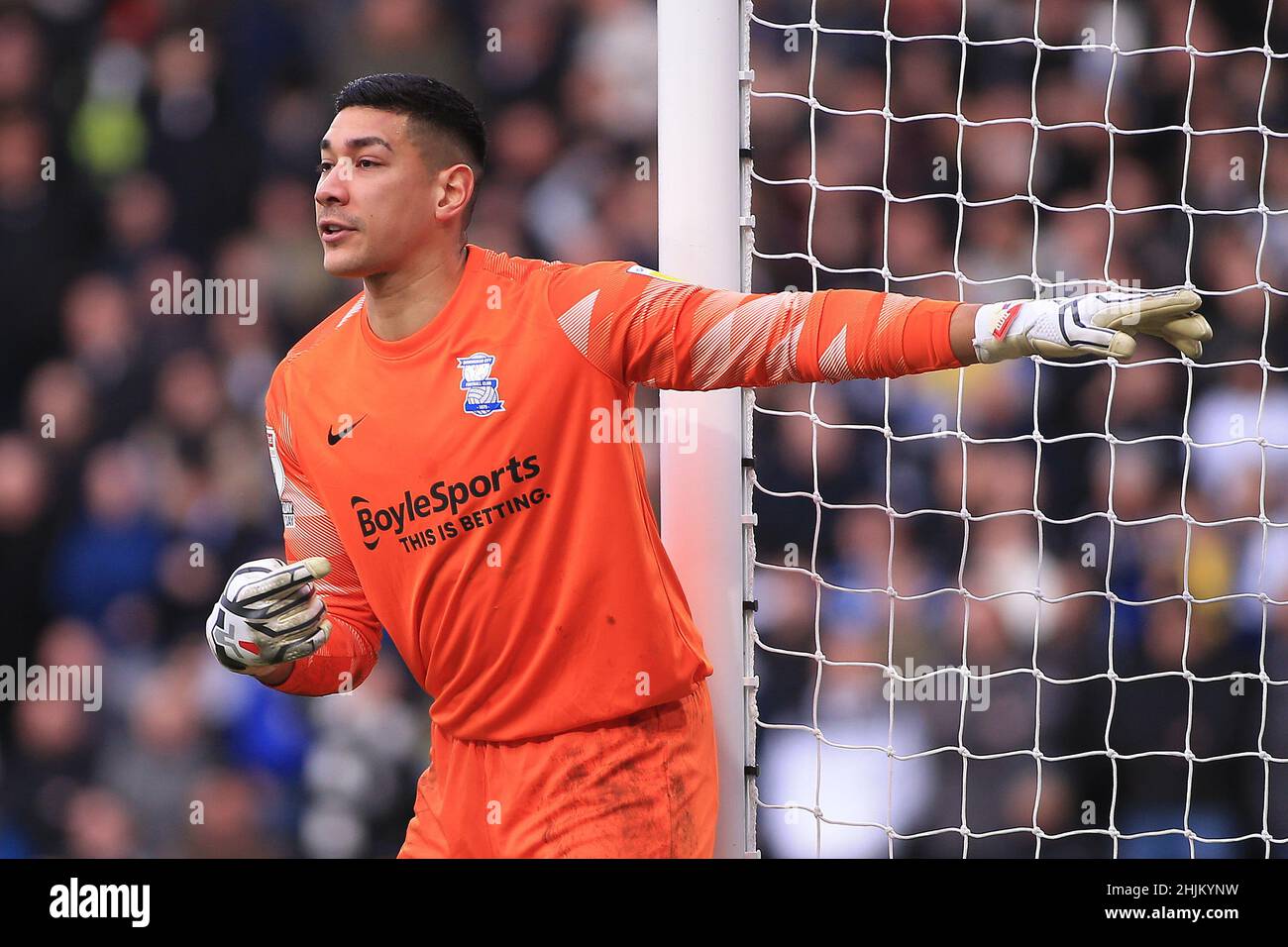 Derby, UK. 30th Jan, 2022. Neil Etheridge, the goalkeeper of Birmingham ...