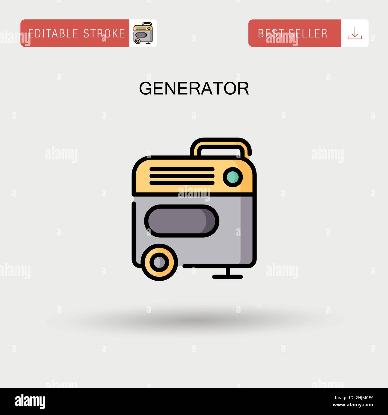 Diesel generator icon hi-res stock photography and images - Alamy