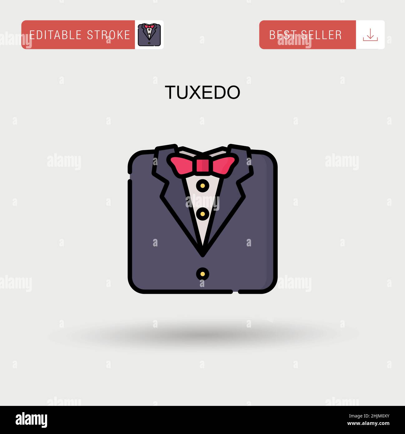 Black tie tuxedo formal Stock Vector Images - Alamy