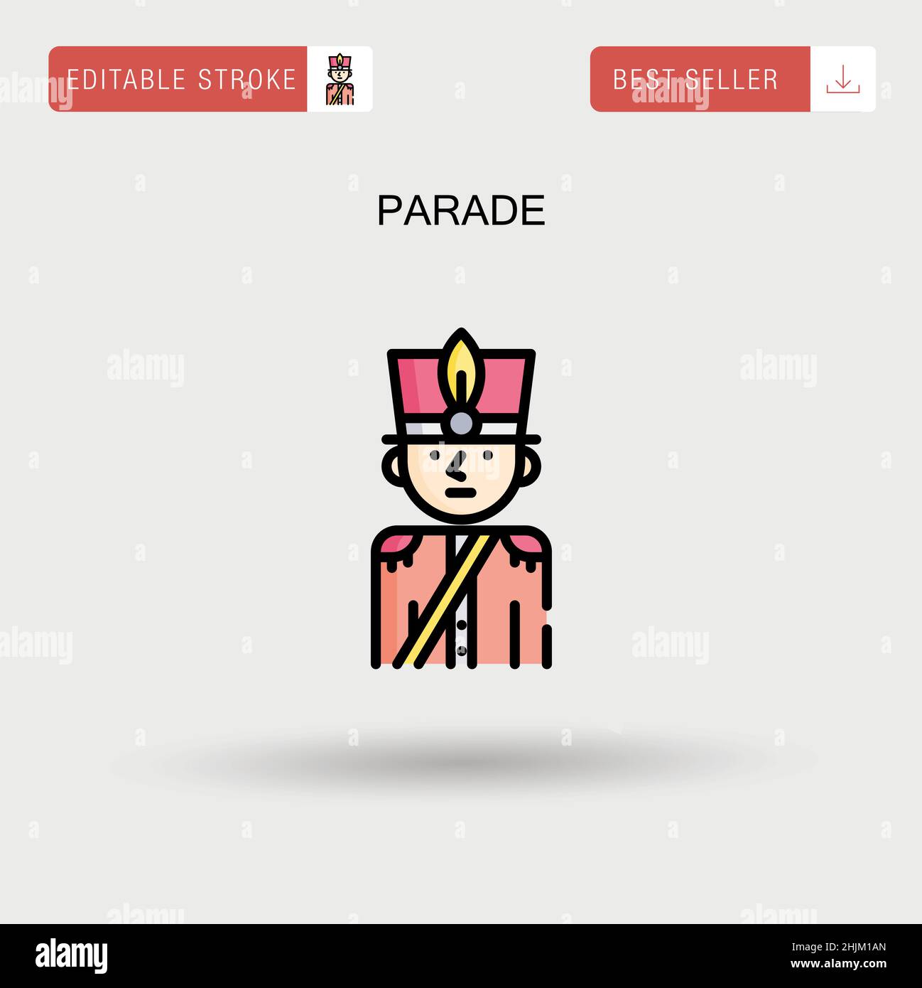 Parade Simple vector icon Stock Vector Image & Art - Alamy