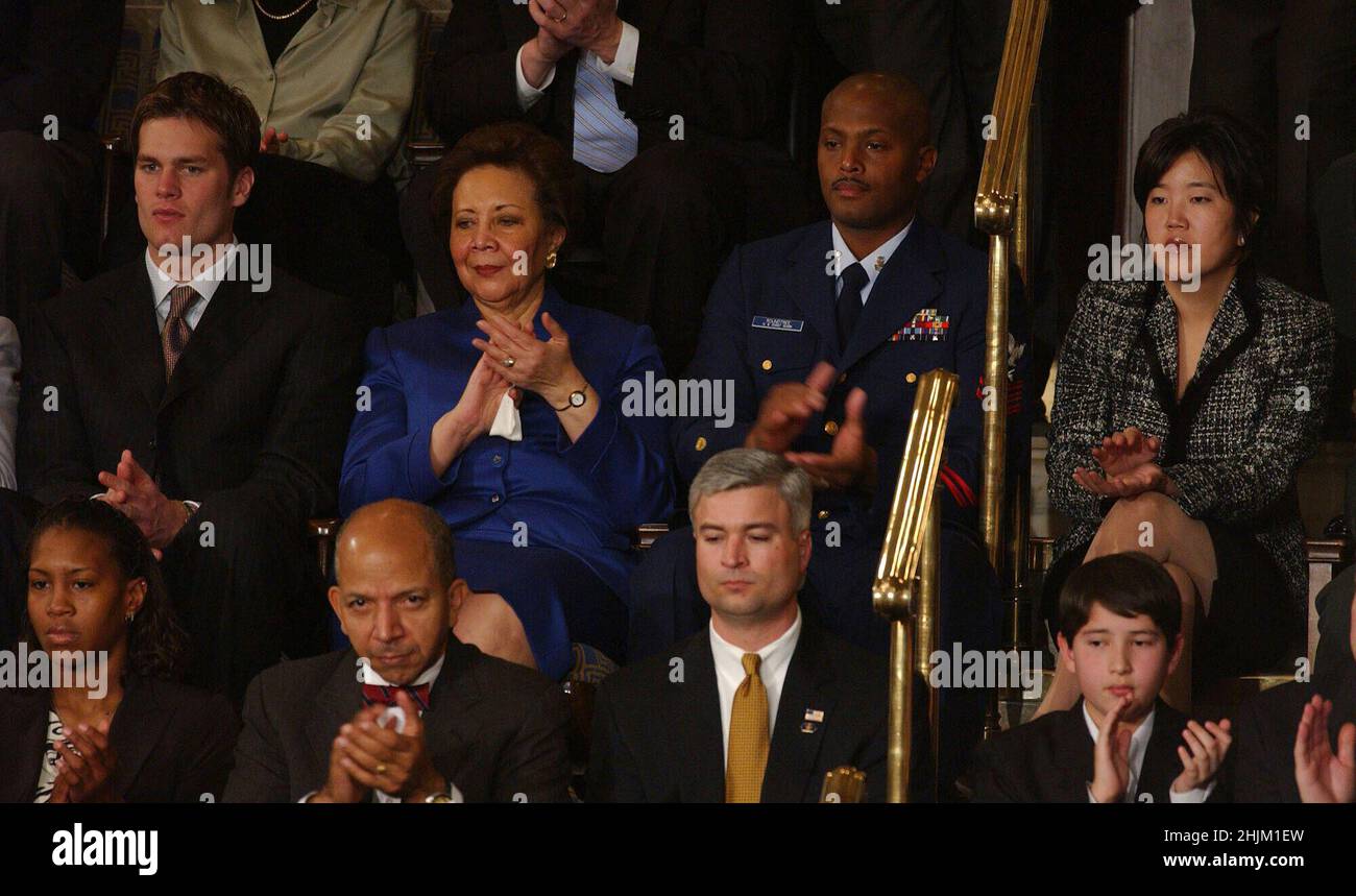 Honored guests in the first lady's box for the State of the Union ...