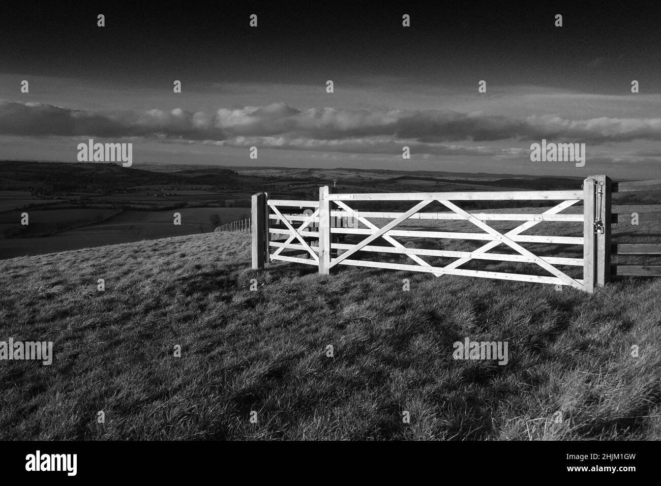 Views across the Cranborne Chase Stock Photo - Alamy
