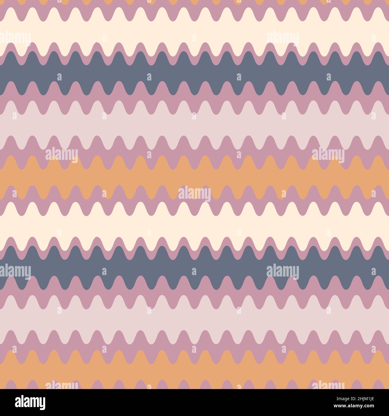Seamless pattern on a square background - color waves. Geometry ...