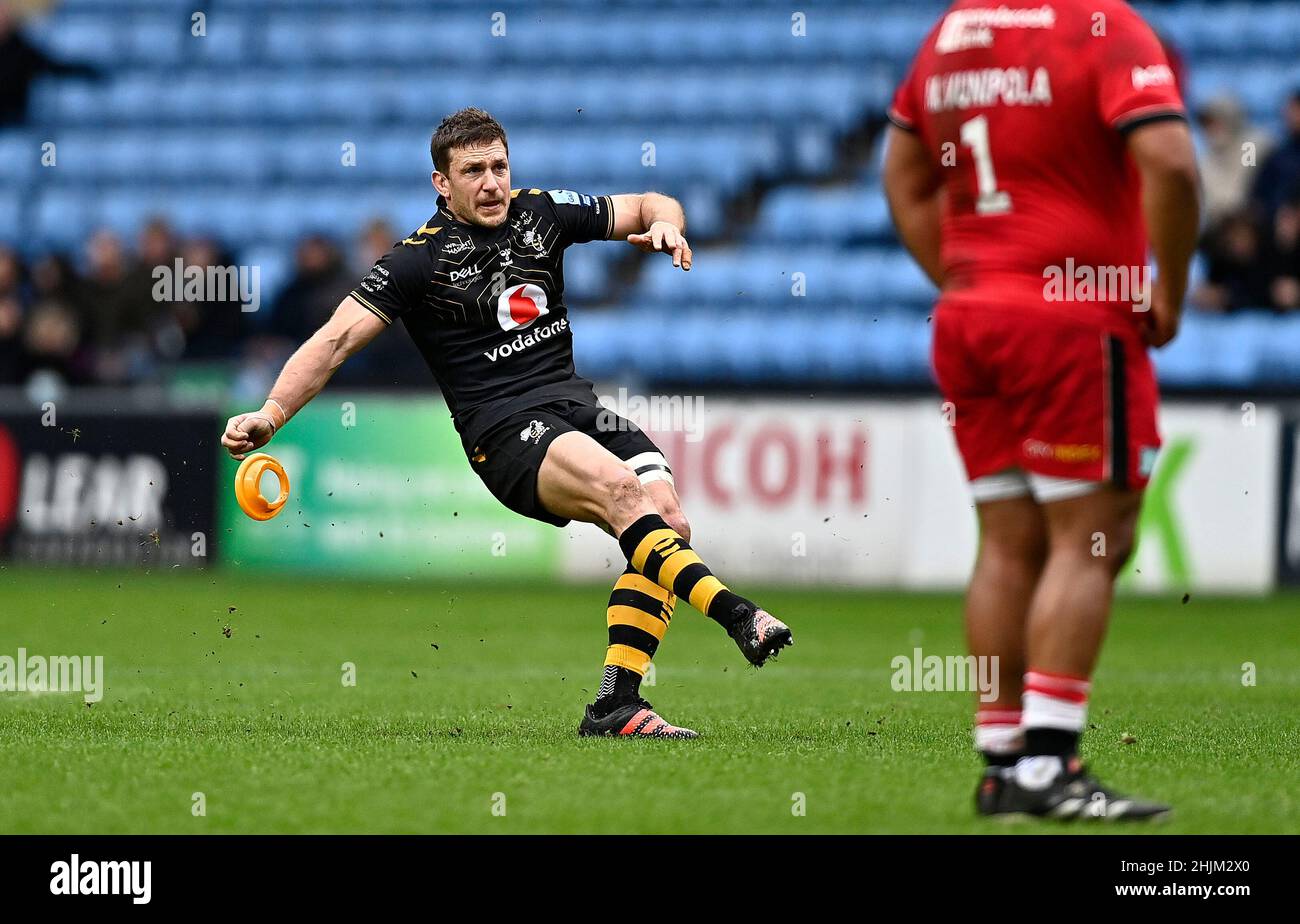 Coventry, United Kingdom. 30th Jan, 2022. Premiership Rugby. Wasps V ...