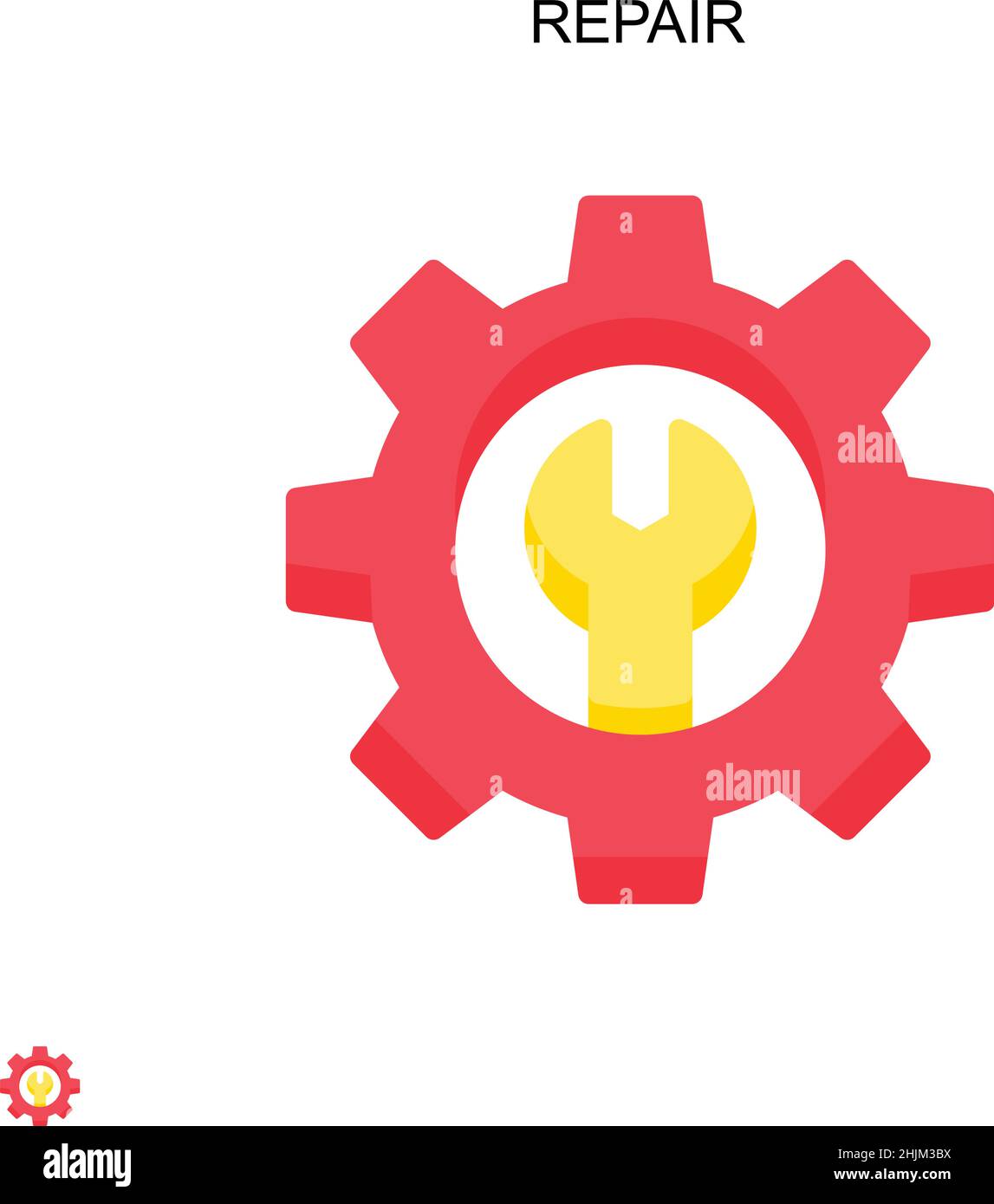 Repair Simple vector icon. Illustration symbol design template for web ...