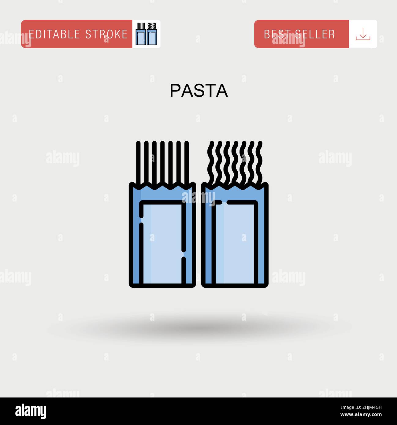 Pasta Simple vector icon Stock Vector Image & Art - Alamy