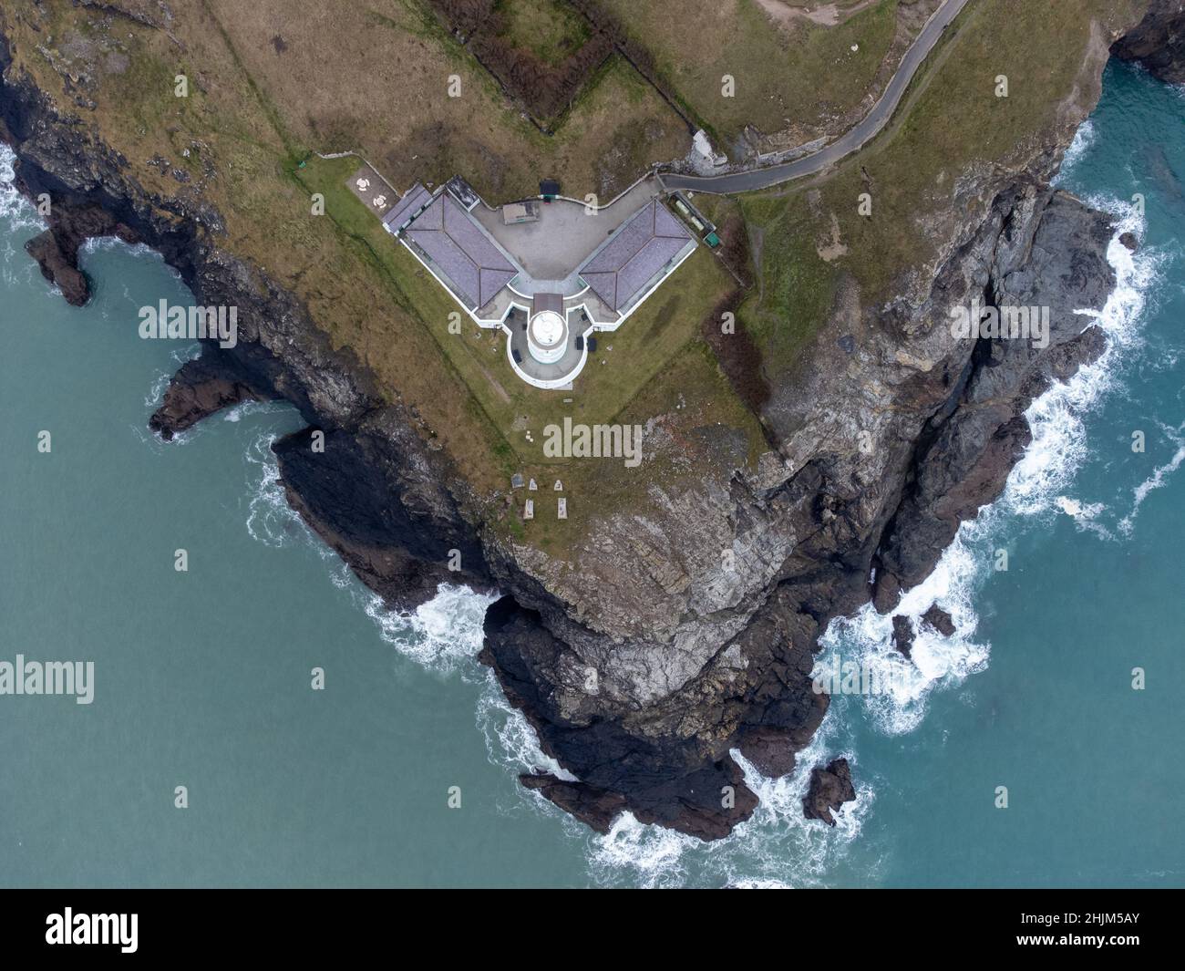 Trevose lighthouse cornwall england uk Stock Photo - Alamy