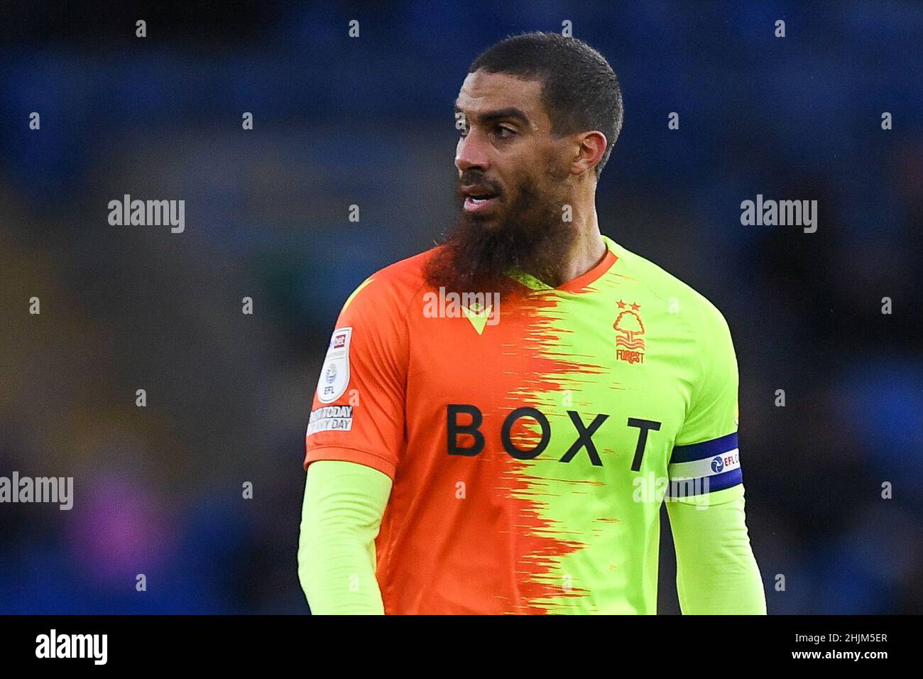 Lewis Grabban #7 of Nottingham Forest during the game Stock Photo - Alamy
