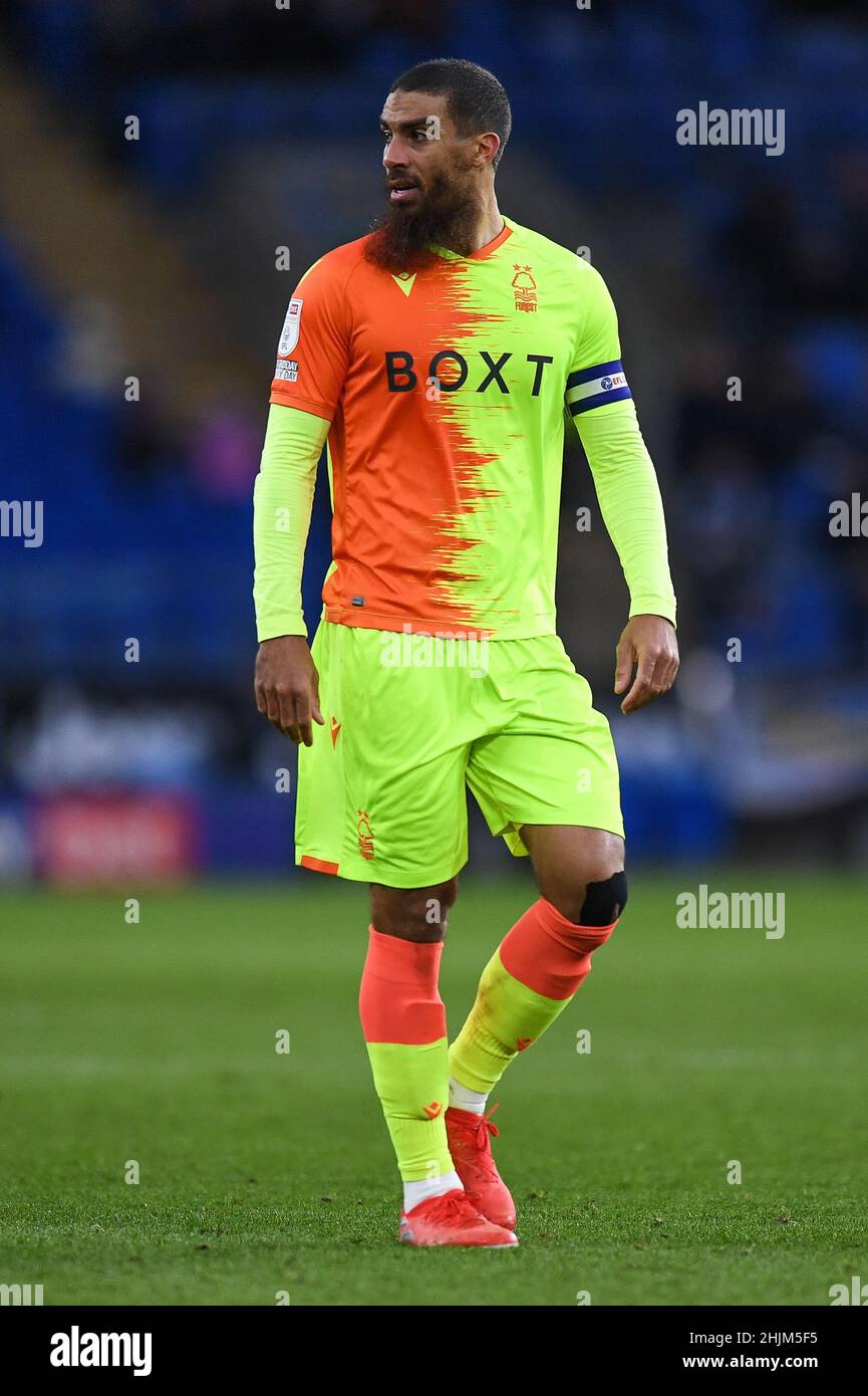 Lewis Grabban #7 of Nottingham Forest during the game Stock Photo - Alamy
