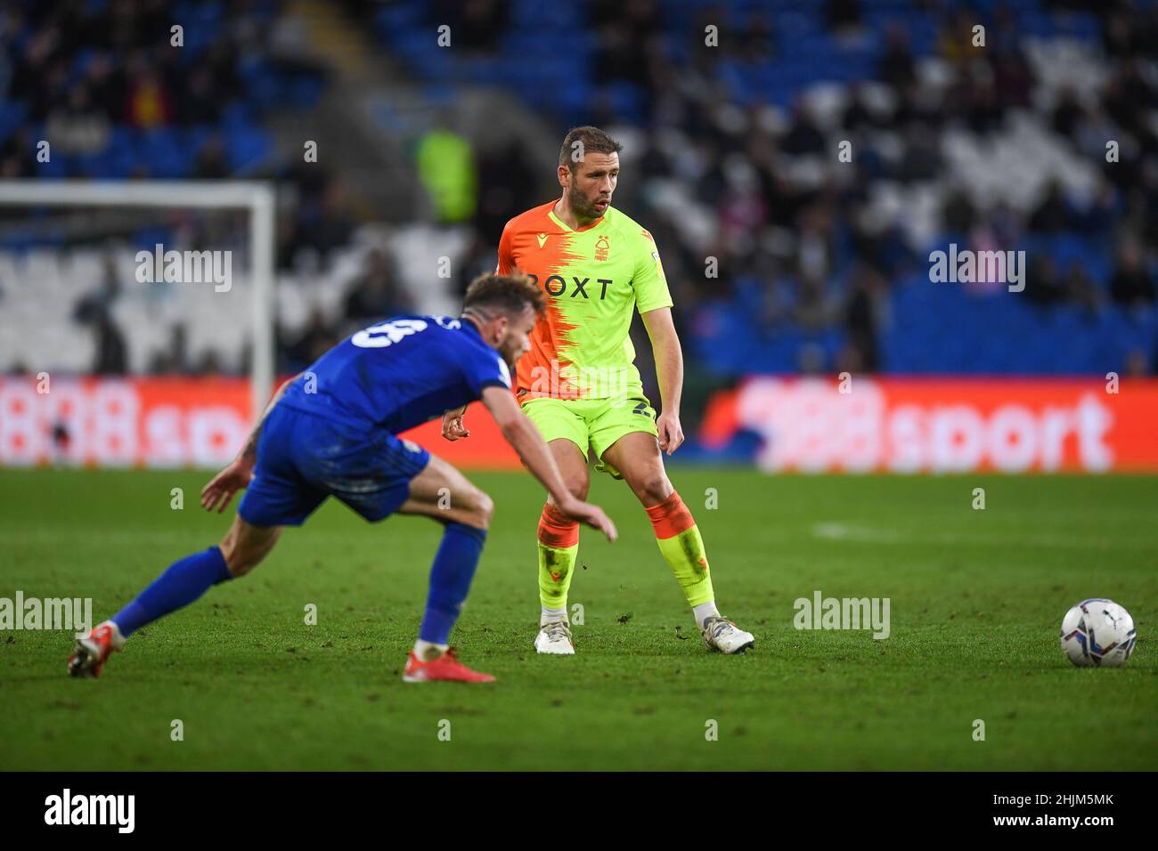 Steve Cook #27 of Nottingham Forest in action during the game Stock ...
