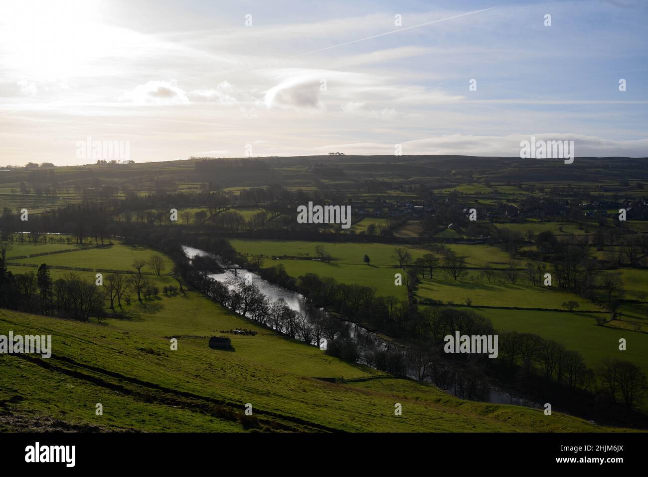 View over english countryside hi-res stock photography and images - Alamy