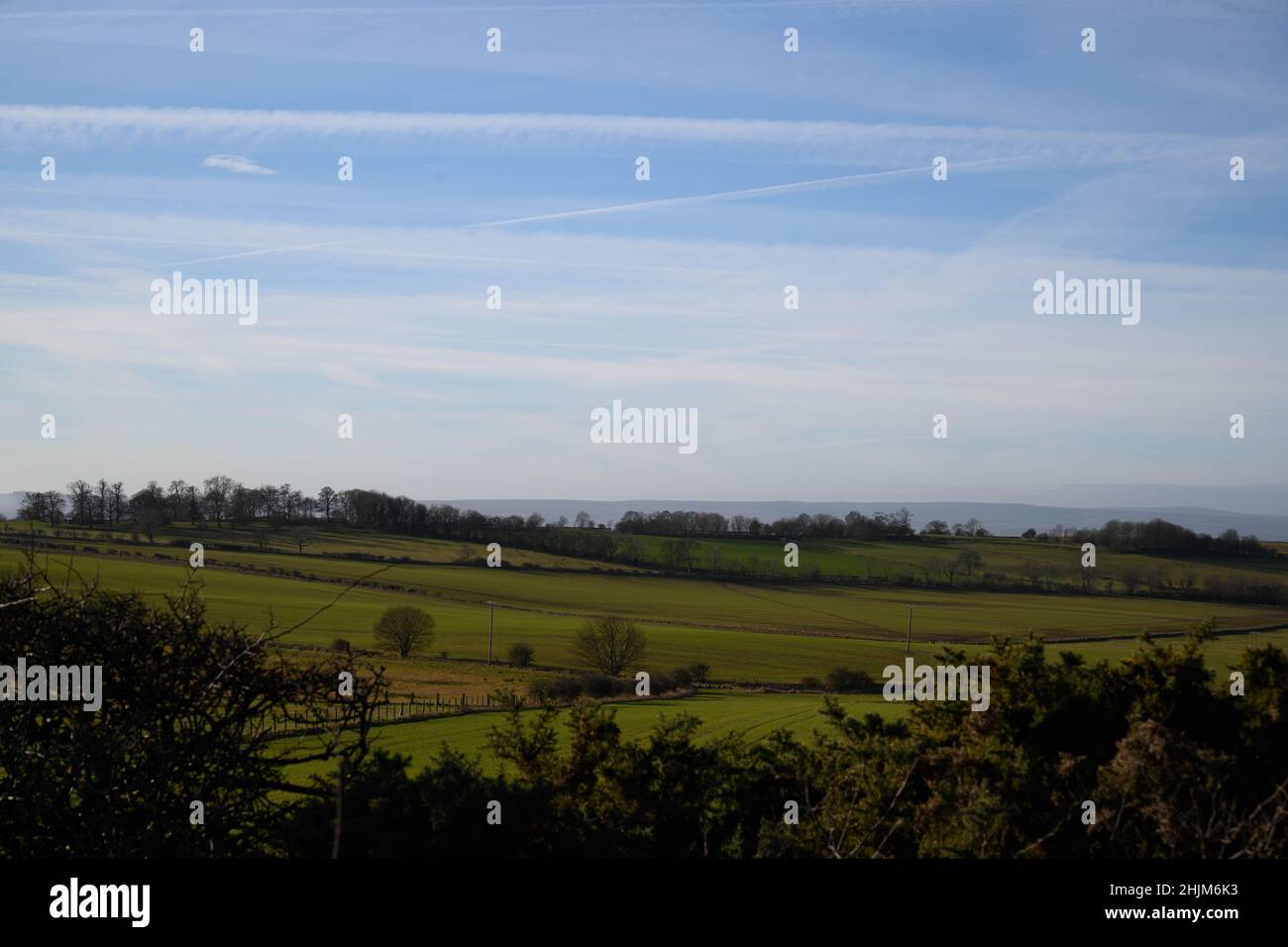 English rolling countryside Stock Photo - Alamy