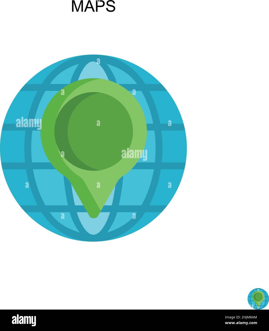 Globe globes map maps asia Stock Vector Images - Alamy