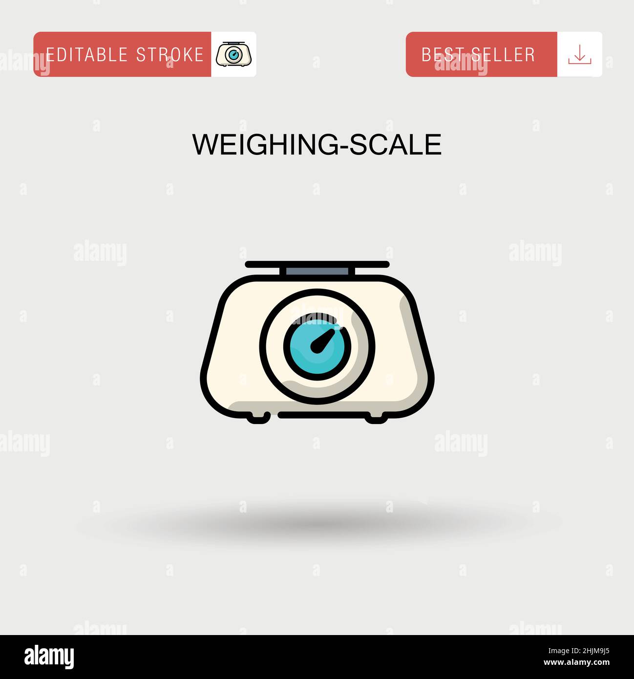 Weighing-scale Simple vector icon Stock Vector Image & Art - Alamy
