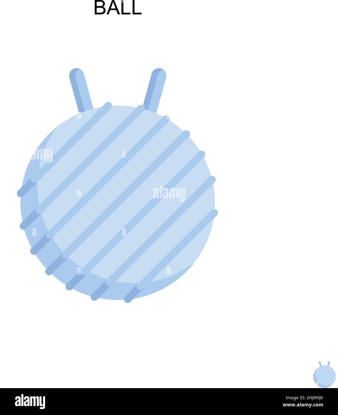 Ball Simple vector icon. Illustration symbol design template for web ...