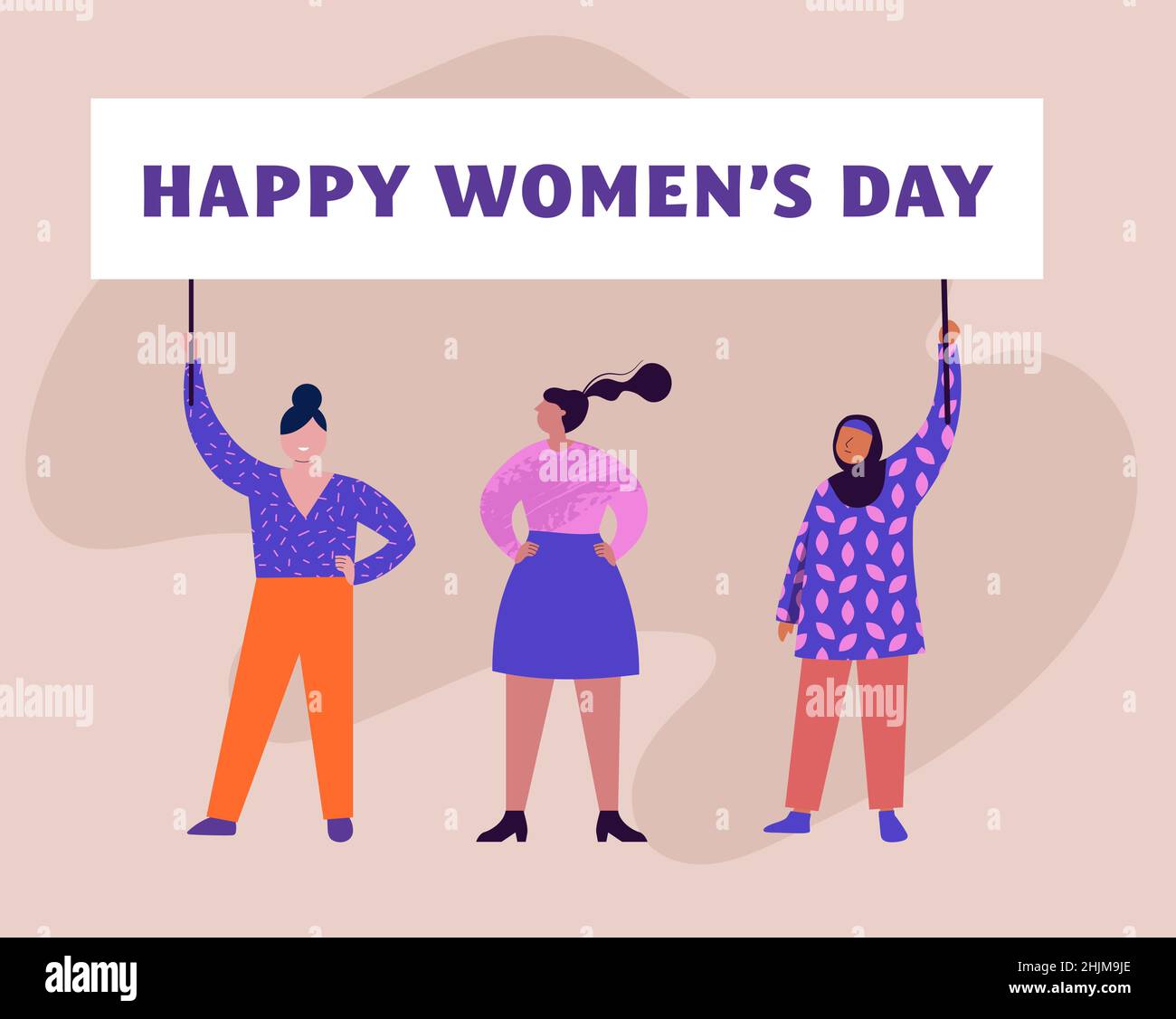 International women's day design and illustration Stock Vector Image ...