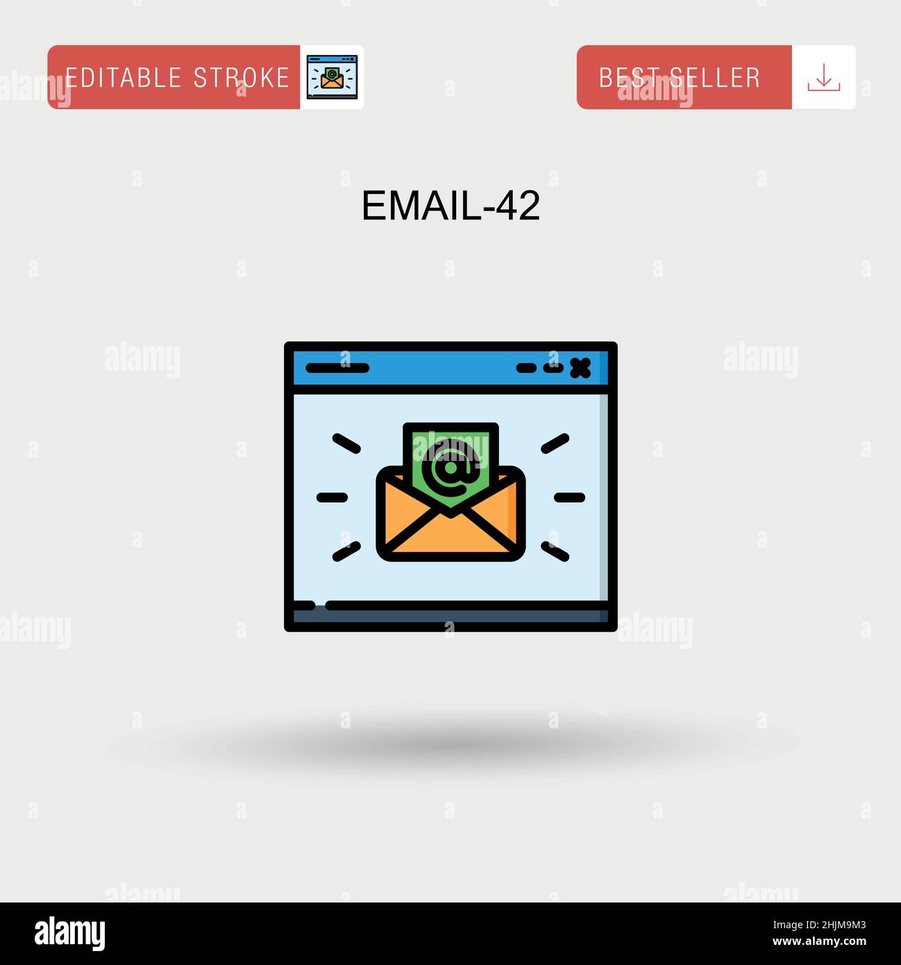 Email symbol Stock Vector Images - Alamy