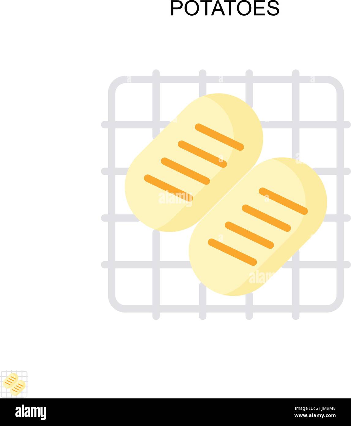 Crop potato plant Stock Vector Images - Alamy