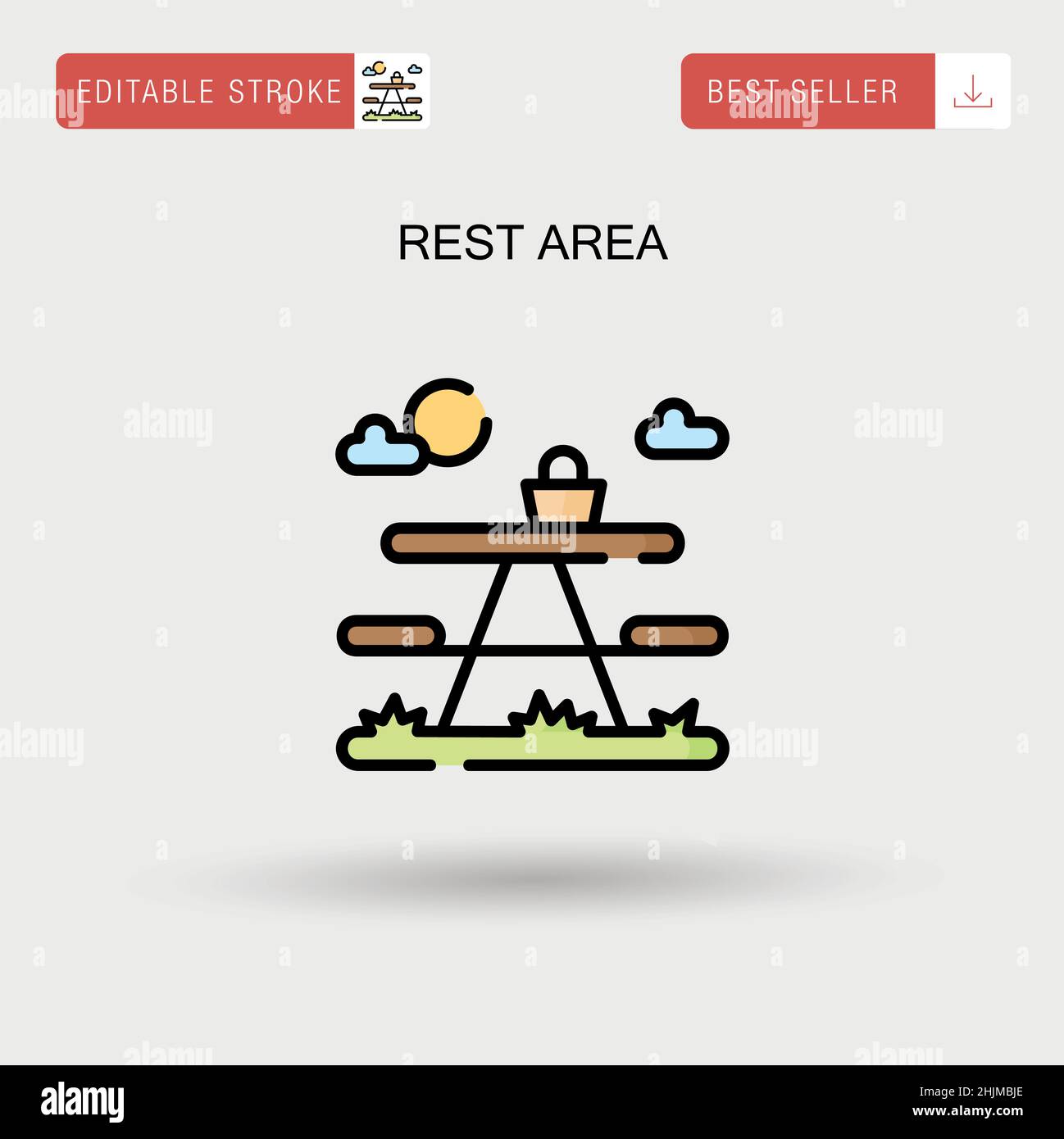 Highway rest stop restaurant Stock Vector Images - Alamy