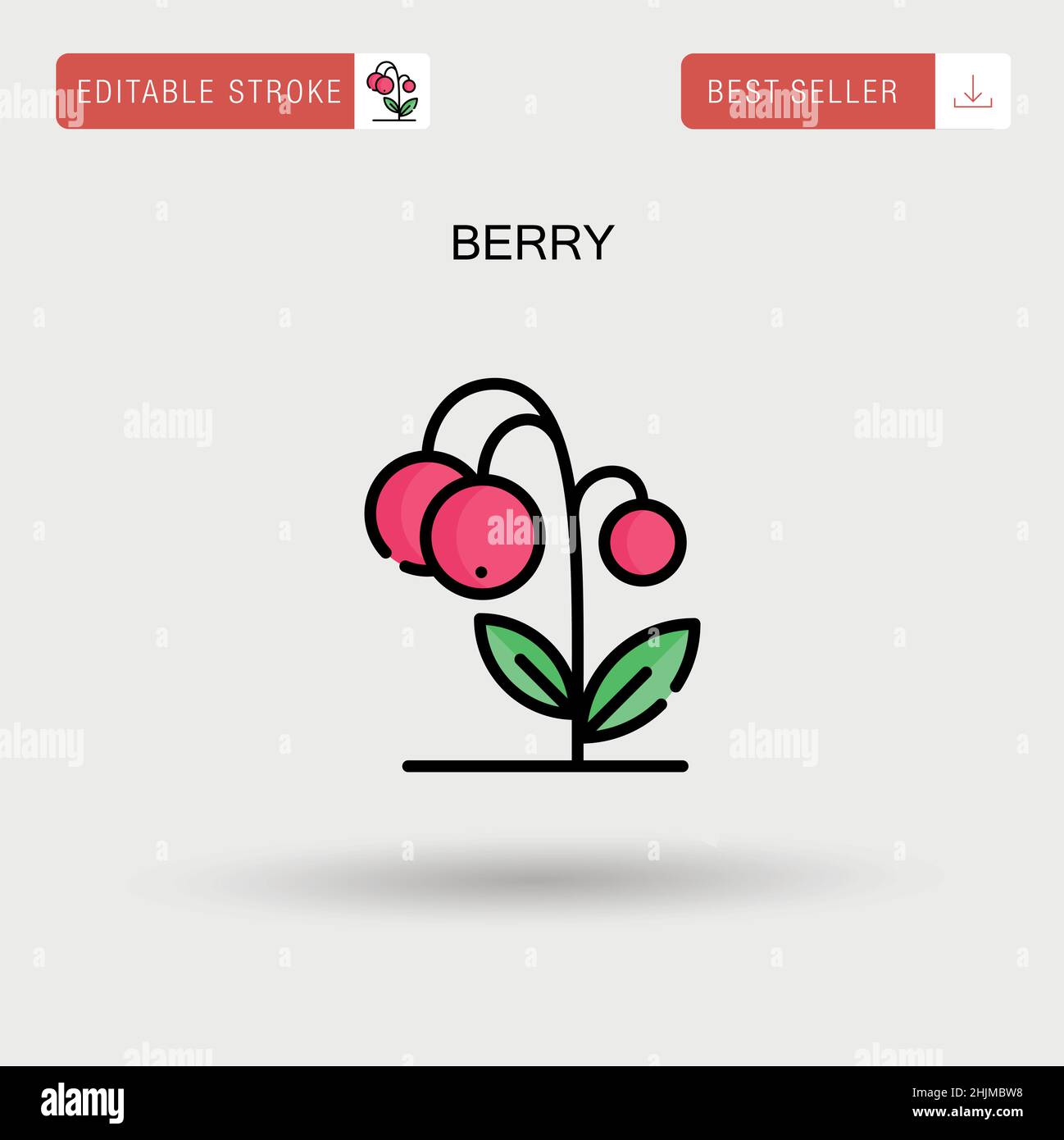 Wild raspberry plant Stock Vector Images - Alamy