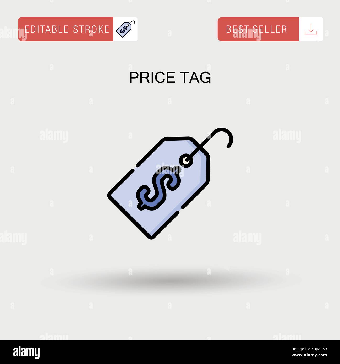 Price tag Simple vector icon Stock Vector Image & Art - Alamy
