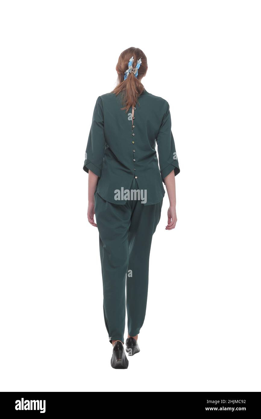 Woman backview Cut Out Stock Images & Pictures - Alamy