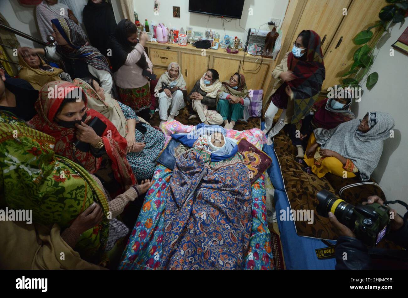 Peshawar, Pakistan. 30th Jan, 2022. (EDITORS NOTE: Image depicts death ...