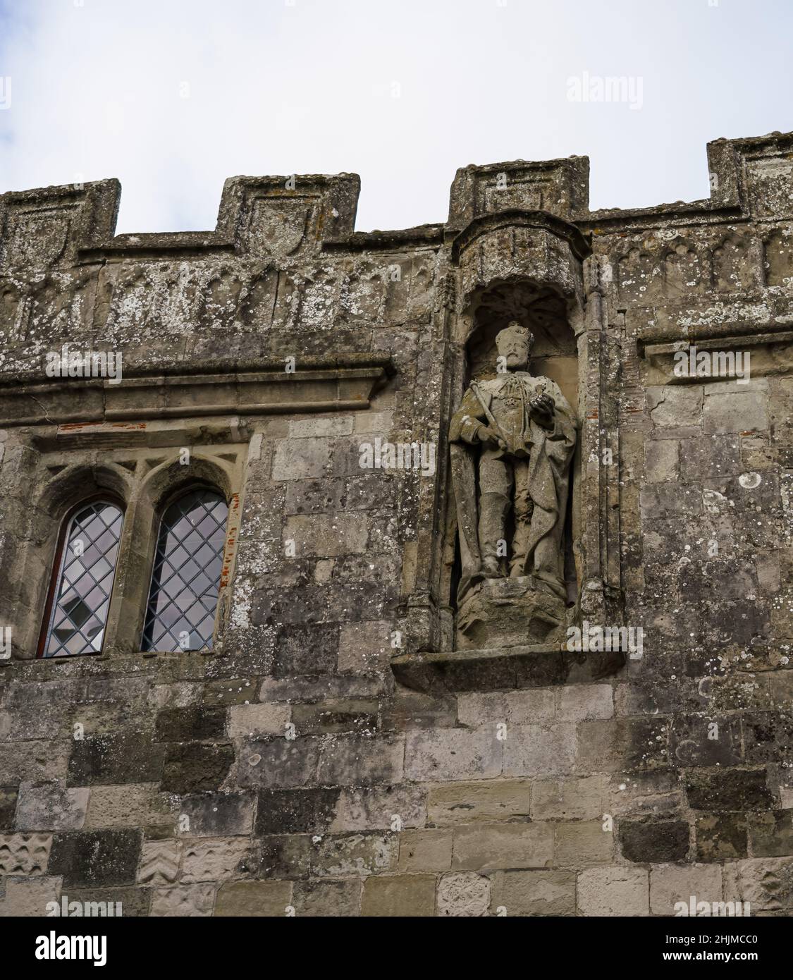 13th century high street gate in Salisbury city centre wiltshire UK ...