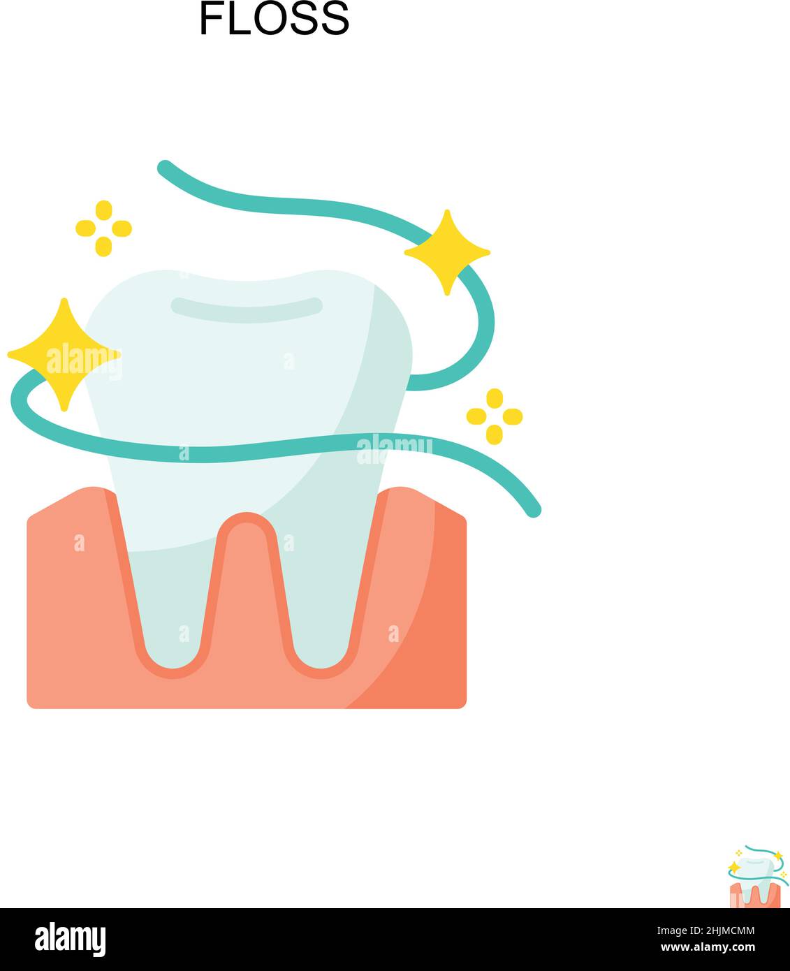 Floss design hi-res stock photography and images - Alamy