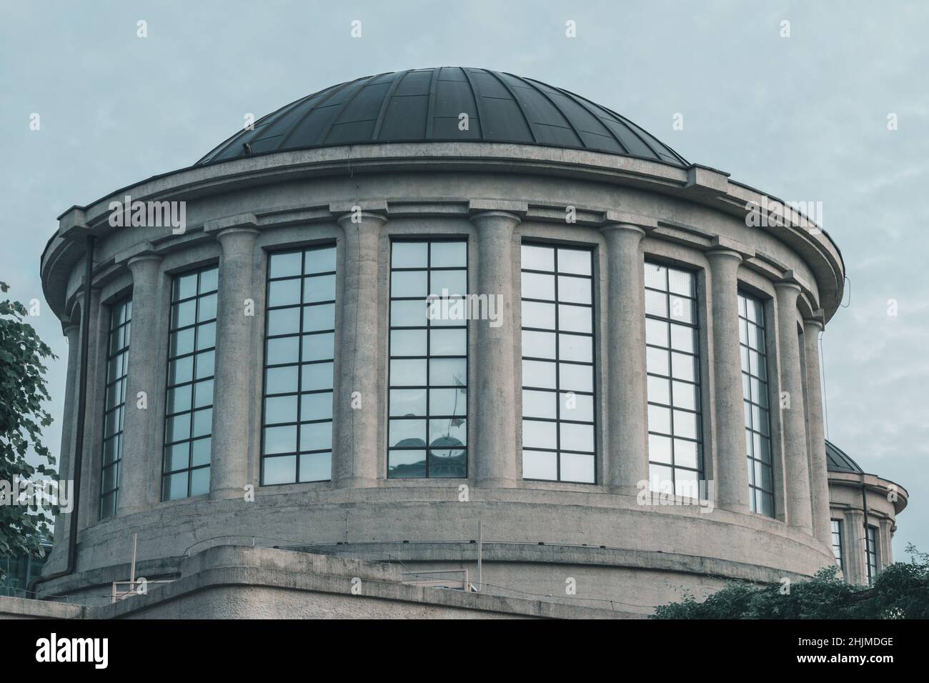 Beautiful architectural detail of a dome with windows Stock Photo - Alamy