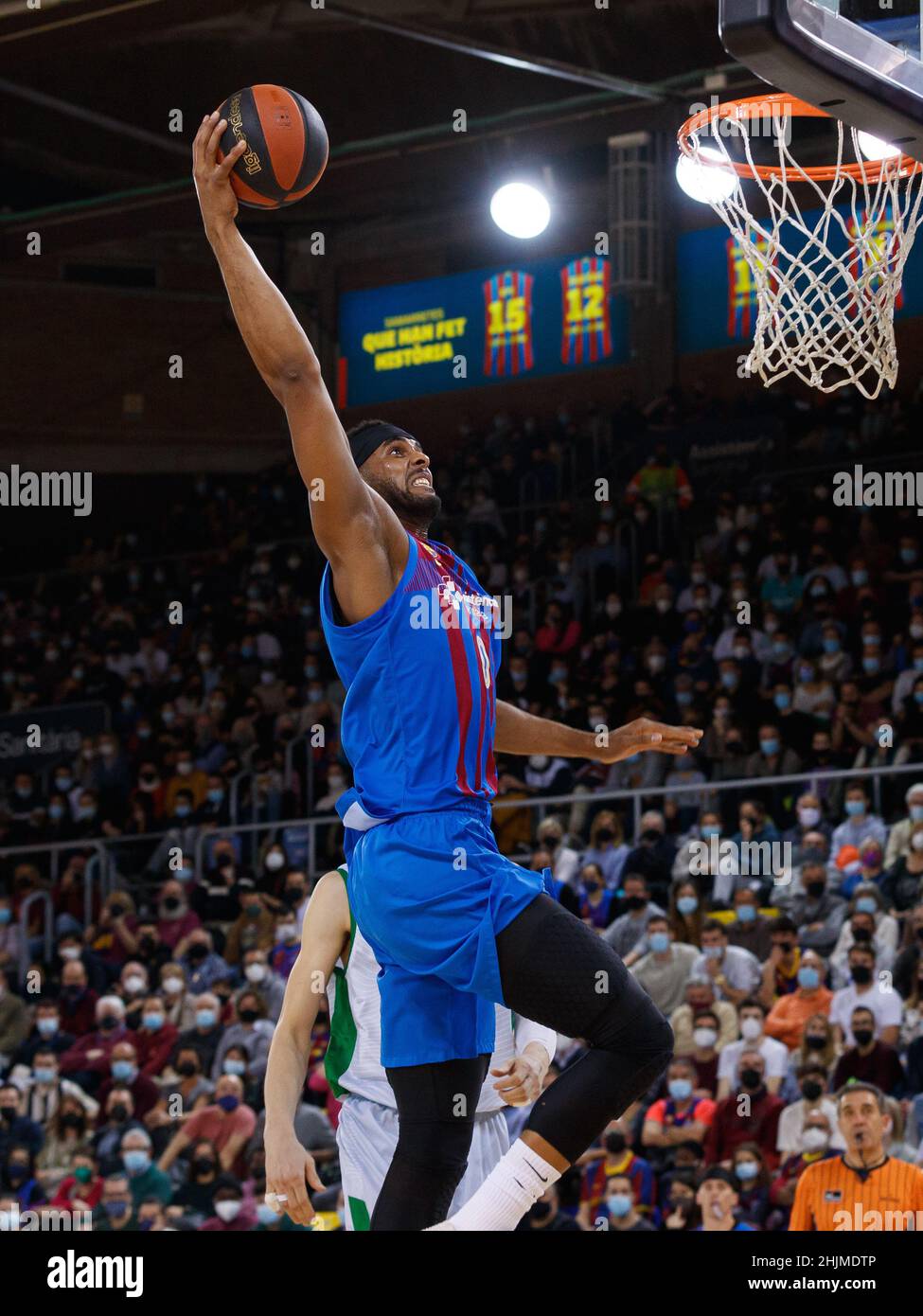 Barcelona, Spain. 30th Jan, 2022. Brandon Davies of FC Barcelona in ...