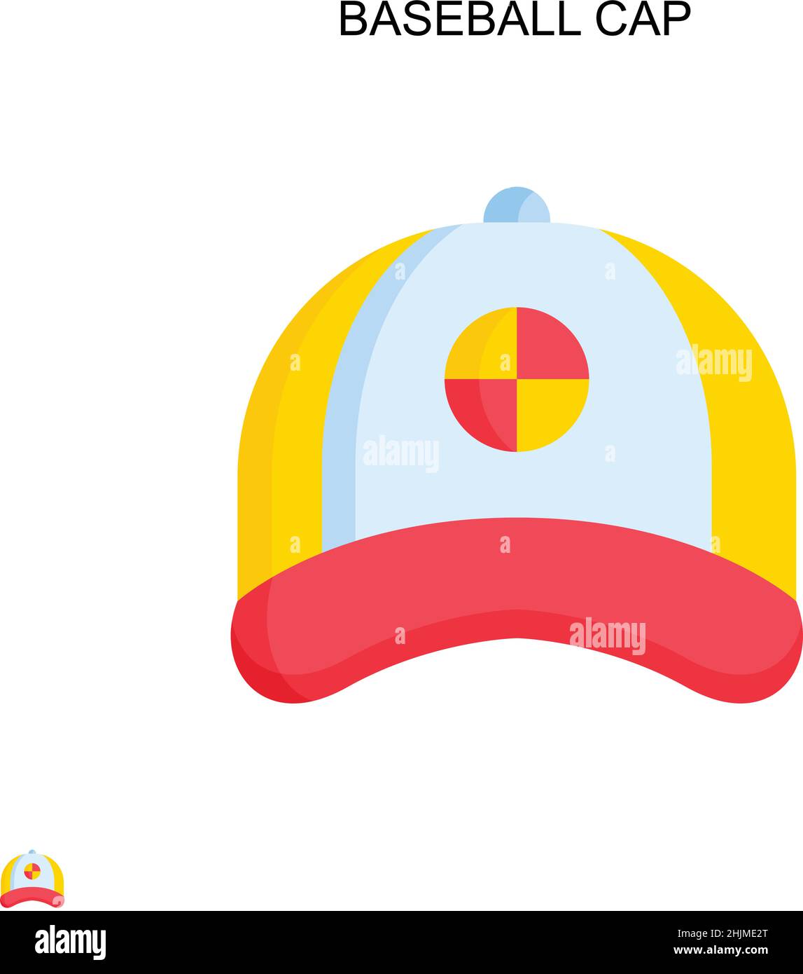 Baseball cap Stock Vector Images - Alamy