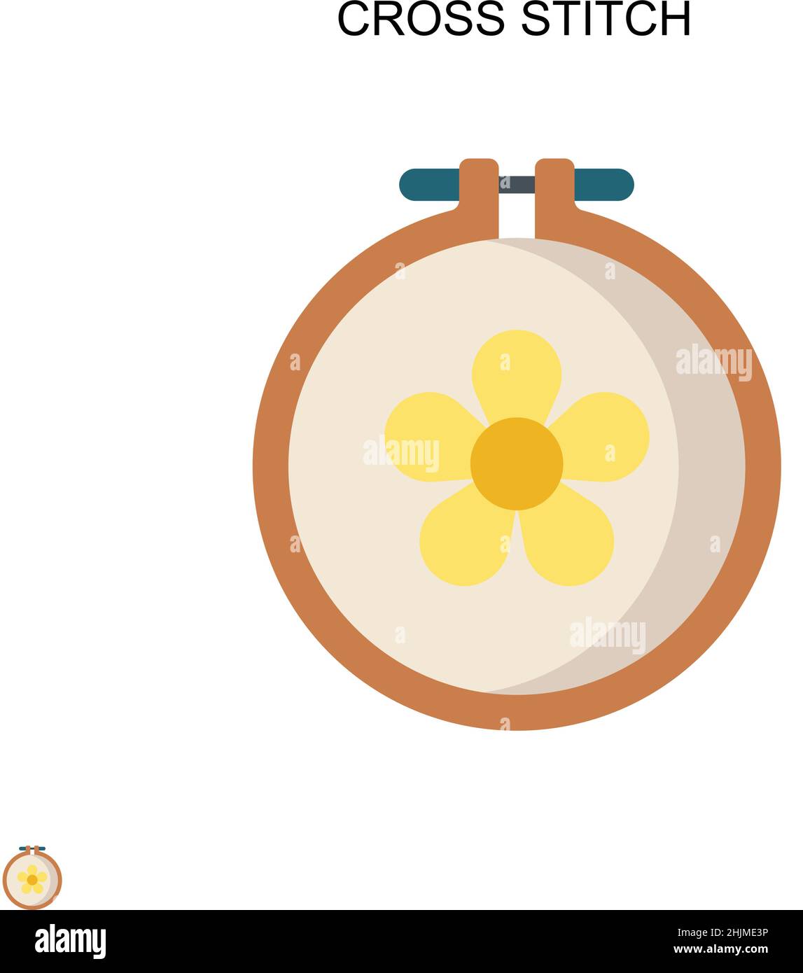 Simple stitch border hi-res stock photography and images - Alamy