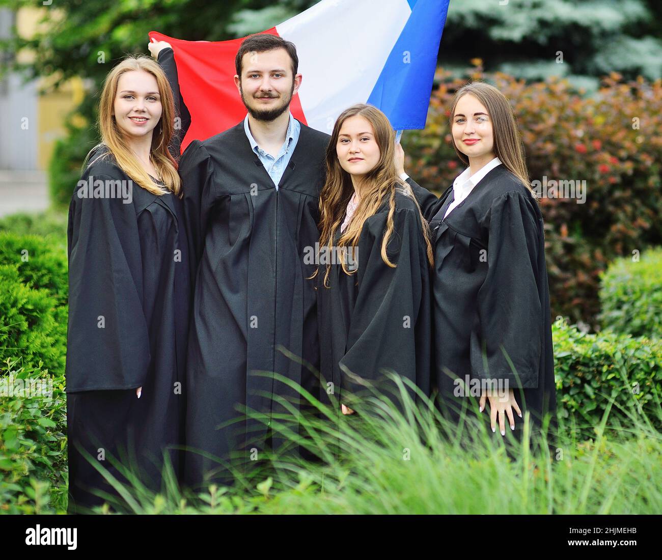 group of students graduates of the Faculty of Foreign Languages in ...