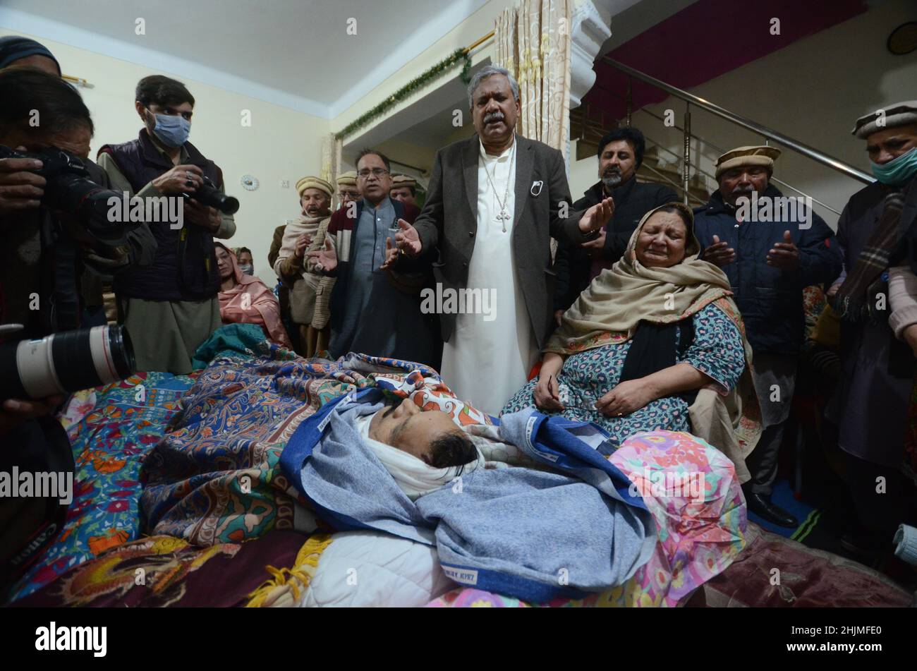 Peshawar, Khyber Pakhtunkhwa, Pakistan. 30th Jan, 2022. (EDITORS NOTE ...