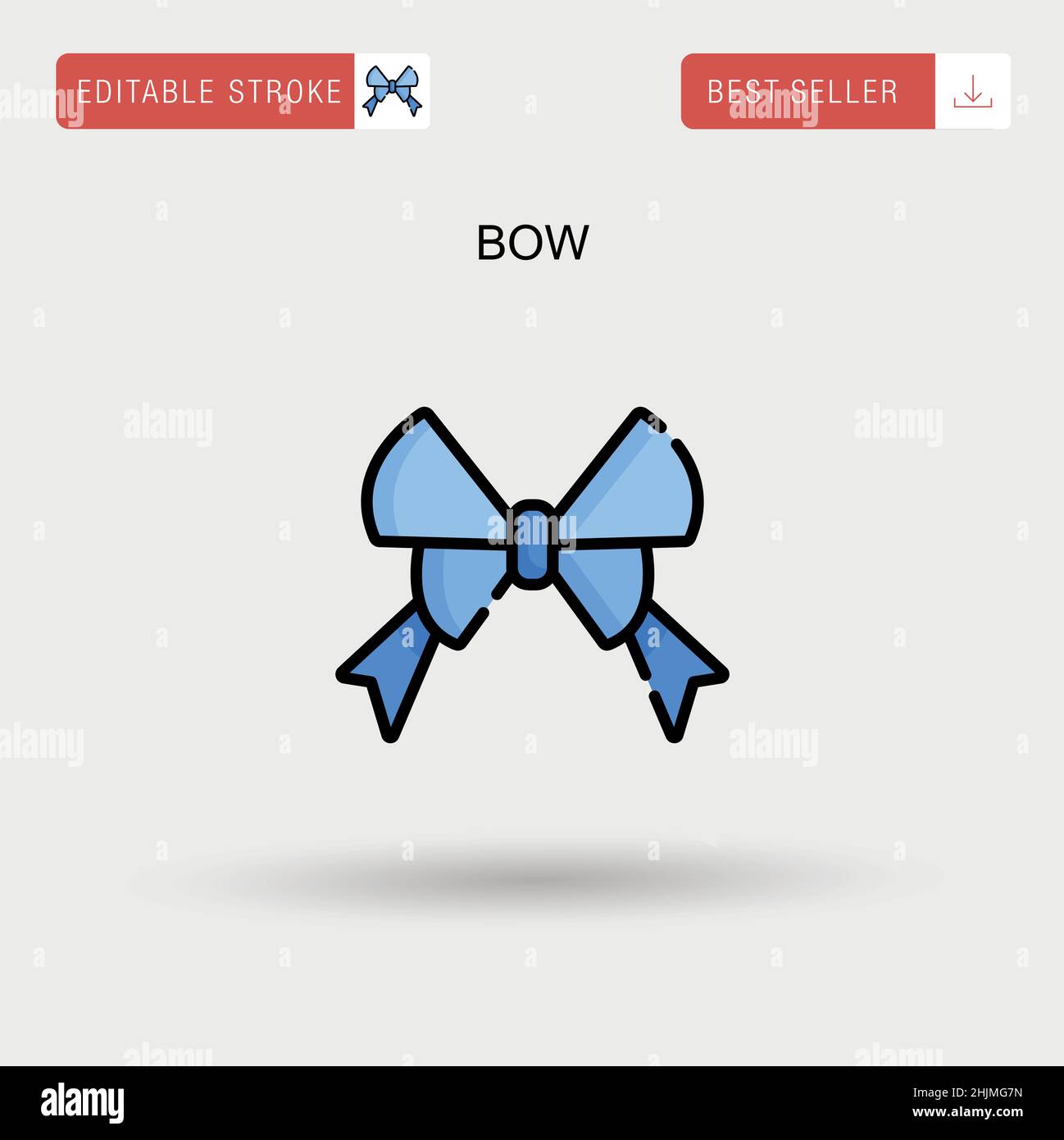 Simple package tie Stock Vector Images - Alamy