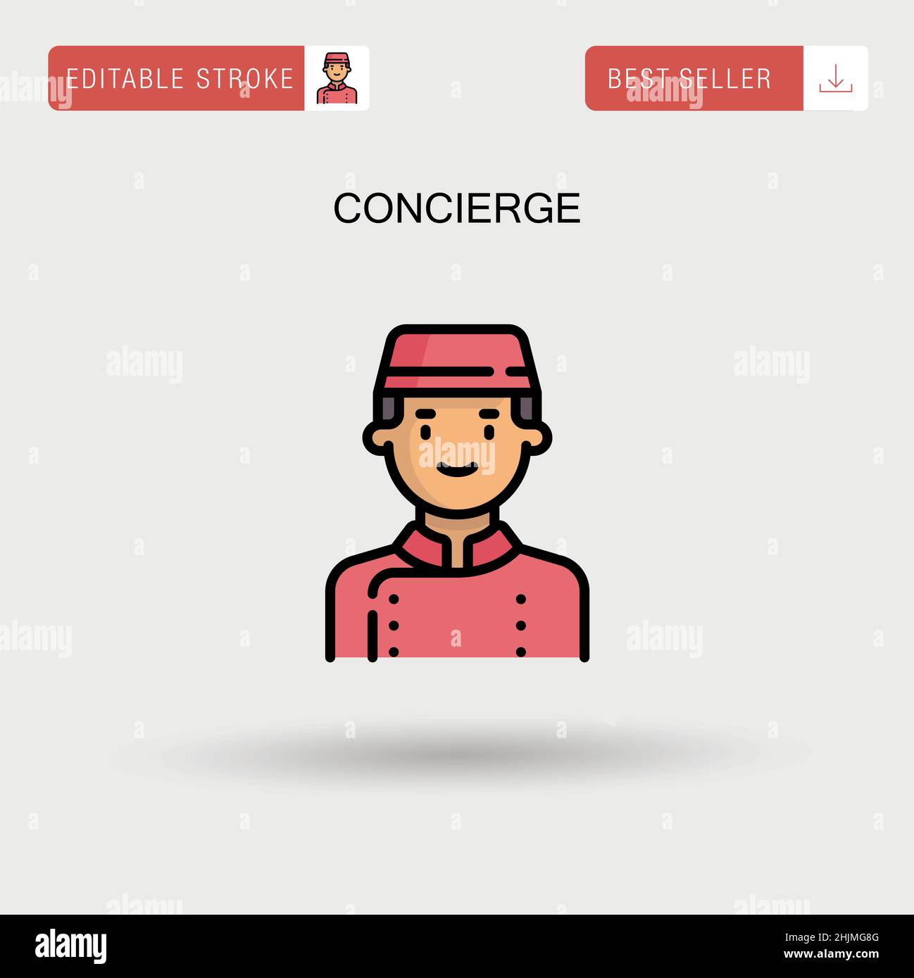 Front man at desk Stock Vector Images - Alamy