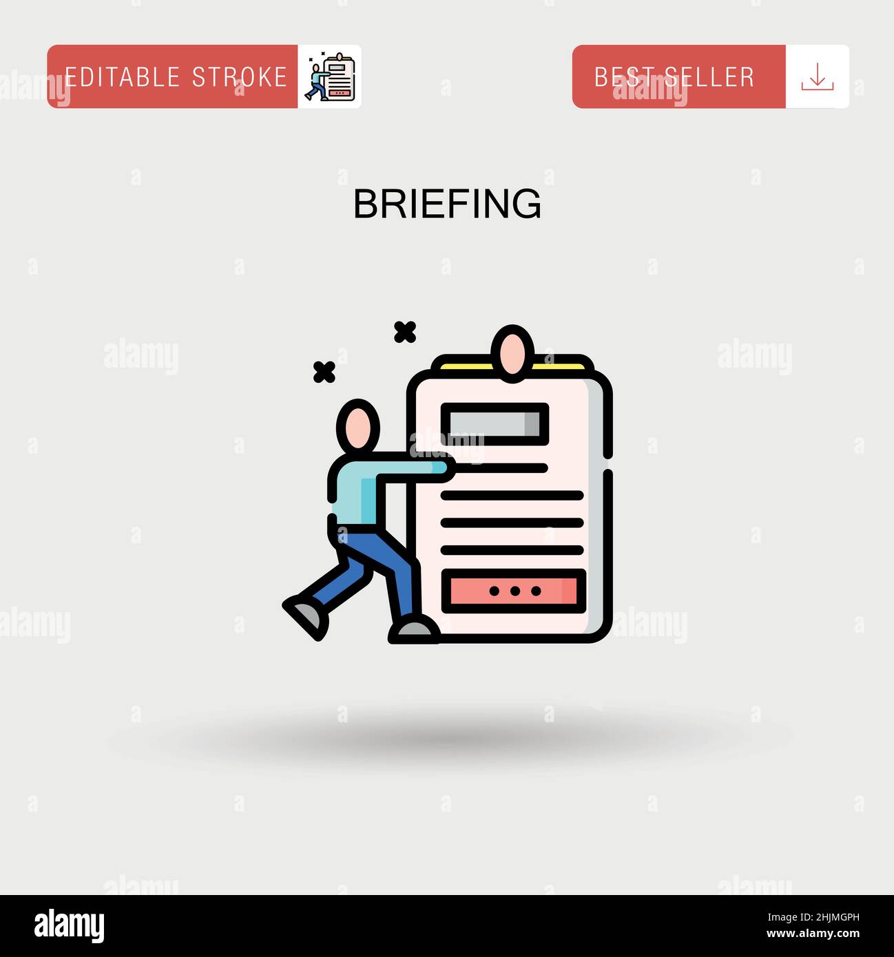 Brief collaboration Stock Vector Images - Alamy