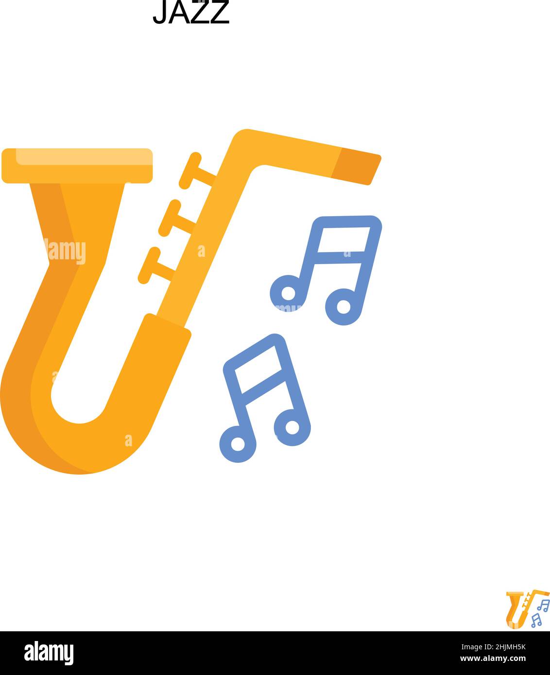 African saxophone player Stock Vector Images - Alamy