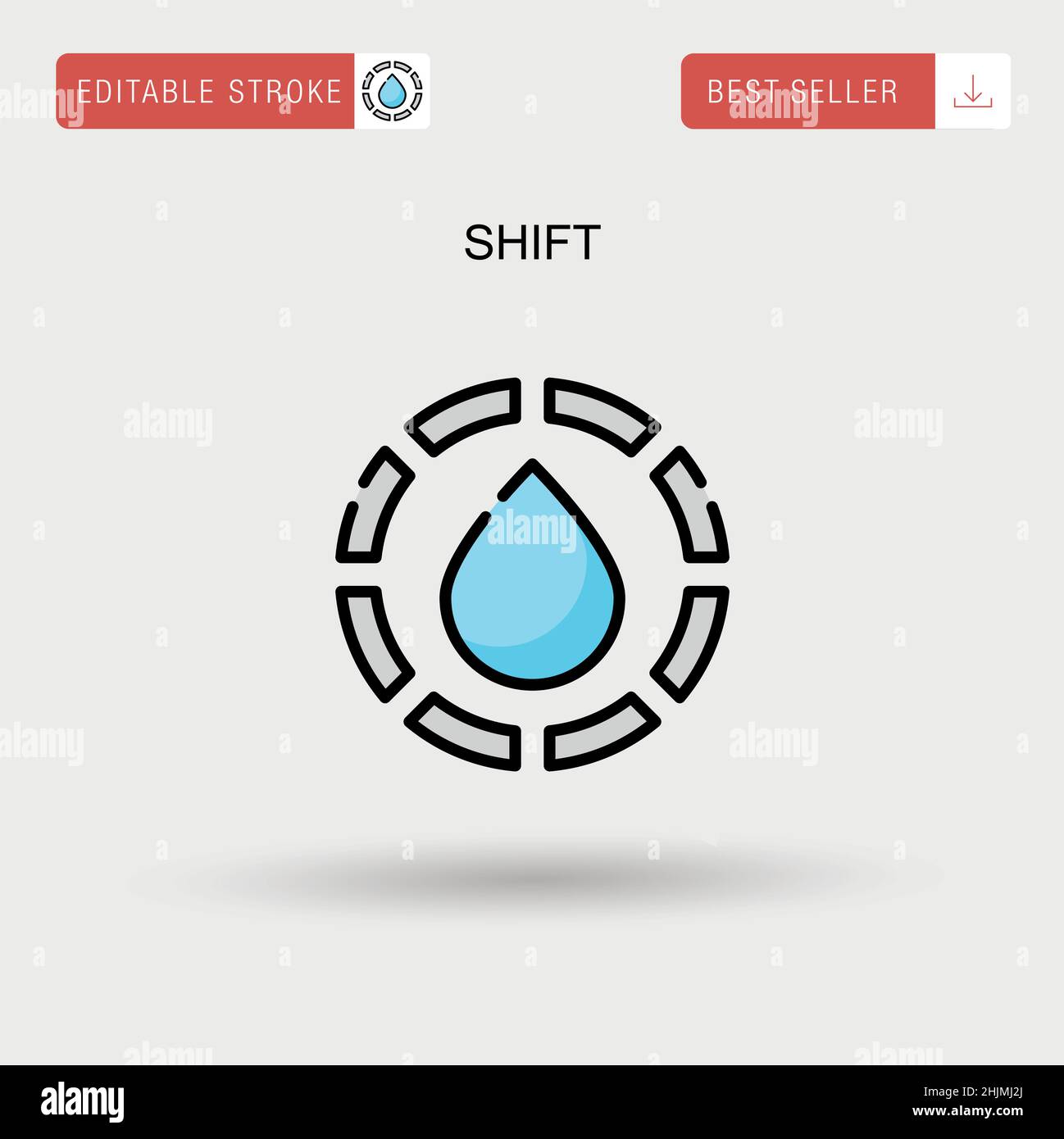 Shift Simple vector icon Stock Vector Image & Art - Alamy