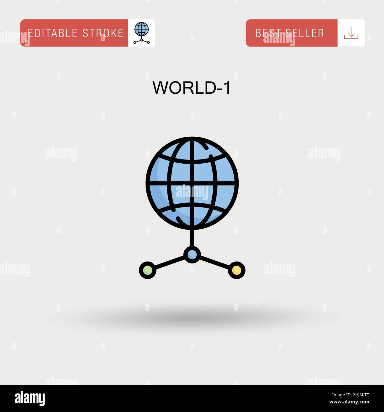 World planet people icon hi-res stock photography and images - Alamy