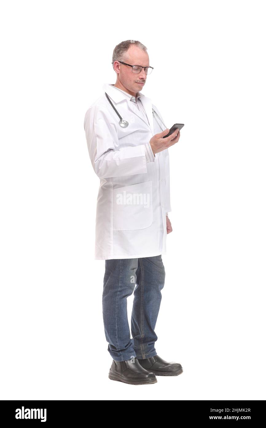 Smart doctor holding hand Cut Out Stock Images & Pictures - Alamy