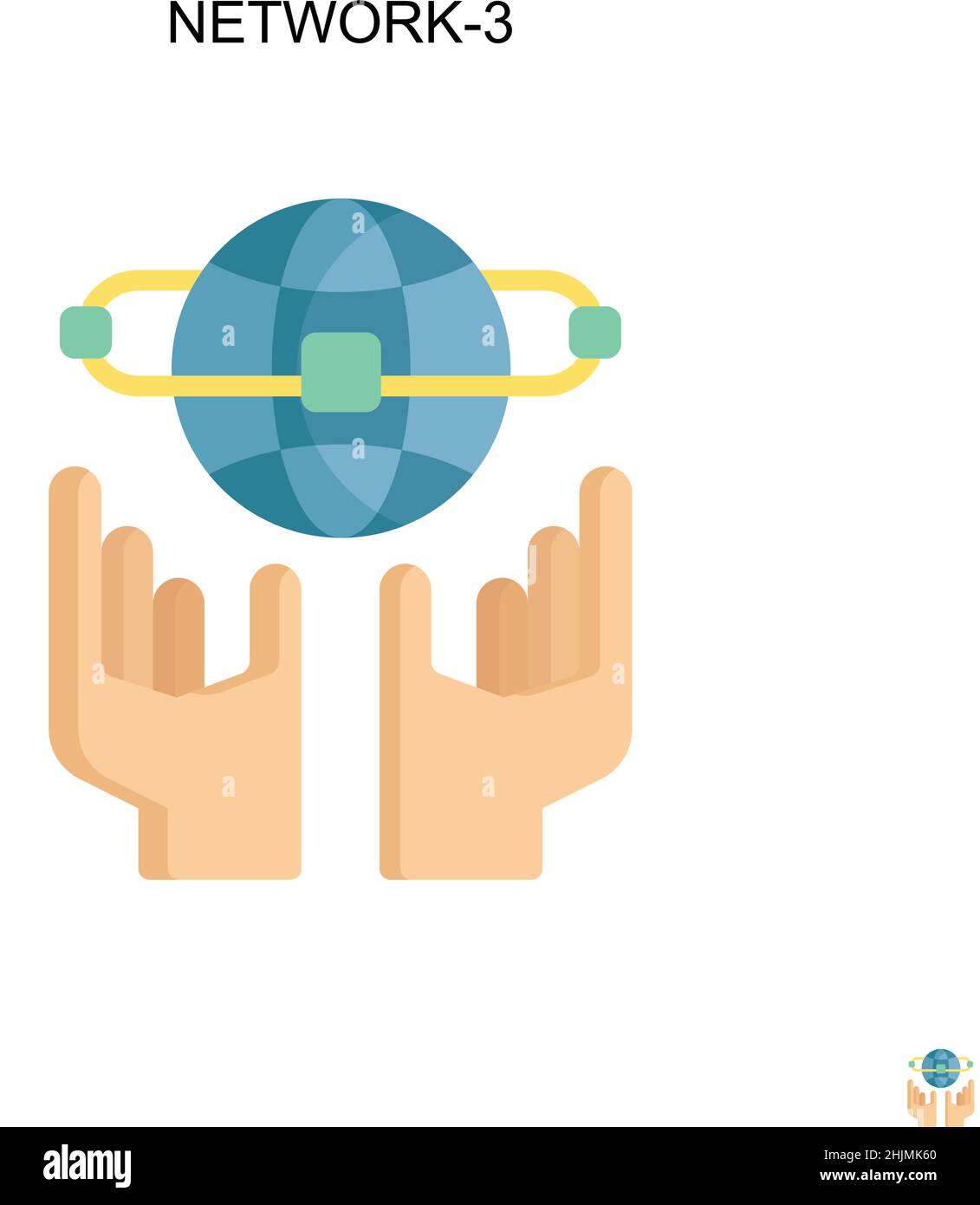 Web 3 illustration Stock Vector Images - Alamy