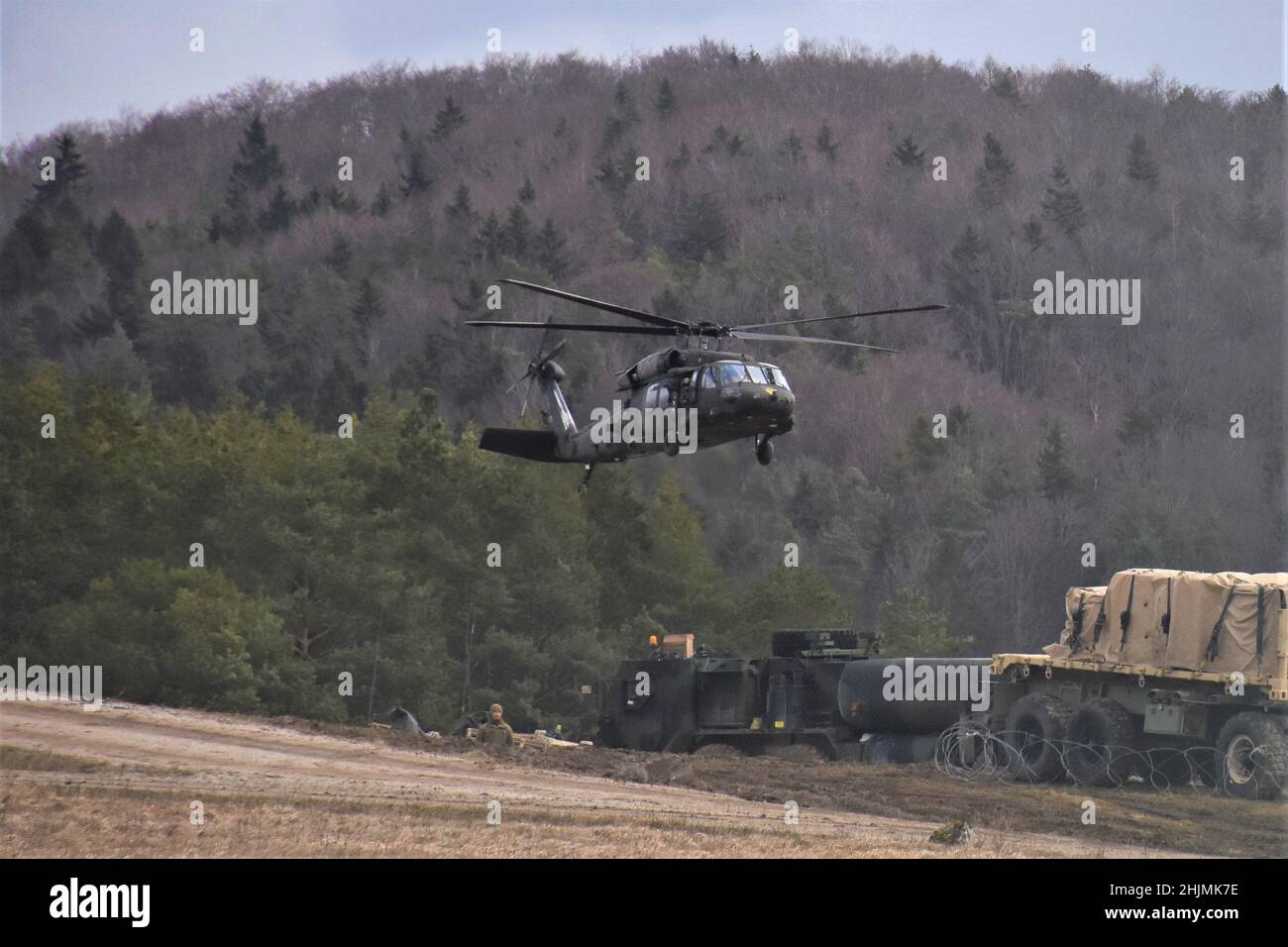 A UH-60 Black Hawk from Task Force Lobos, 2nd Battalion, 2-227th ...